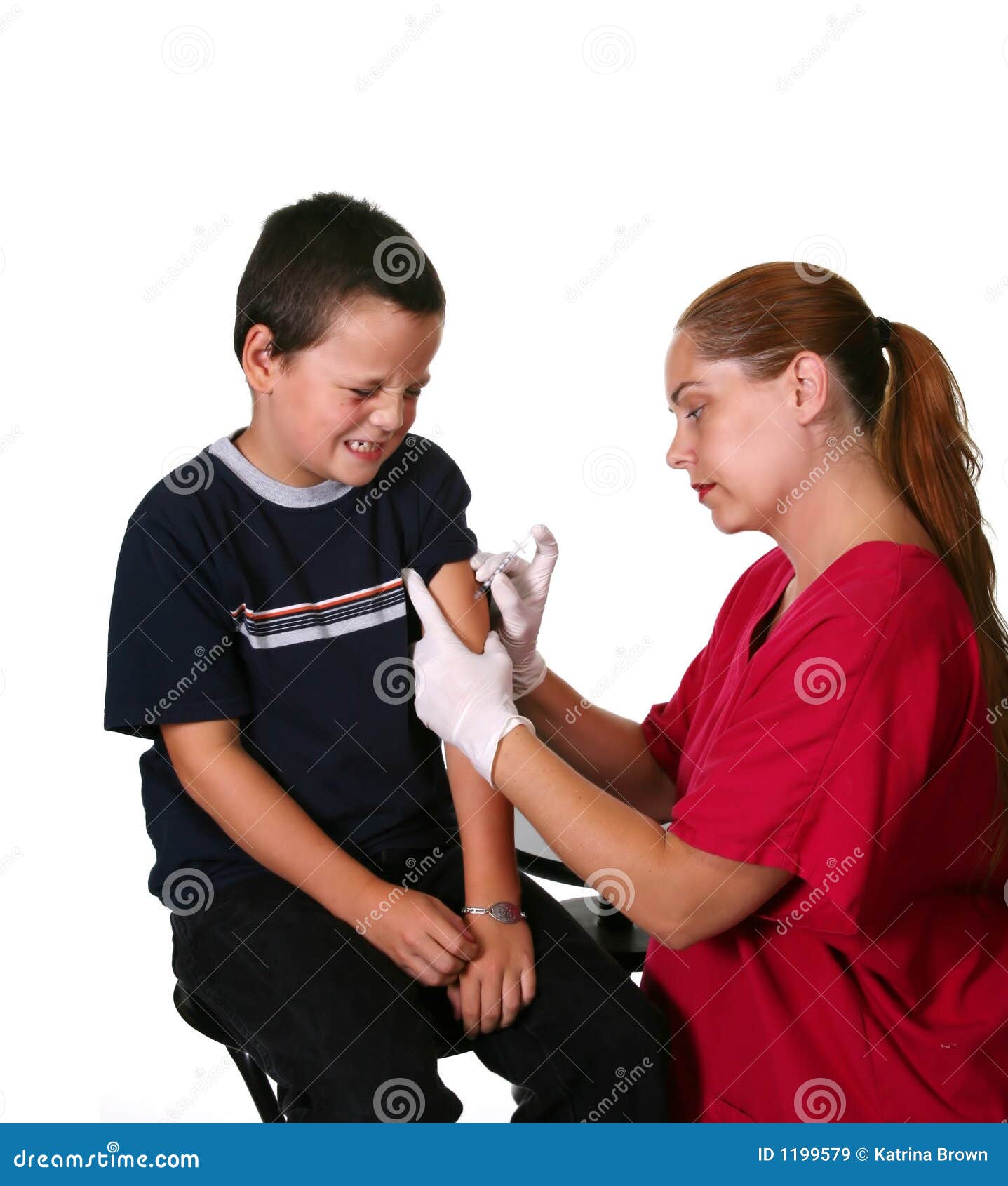 Medical Staff Giving Injection Stock Image - Image of surgeon, surgery ...