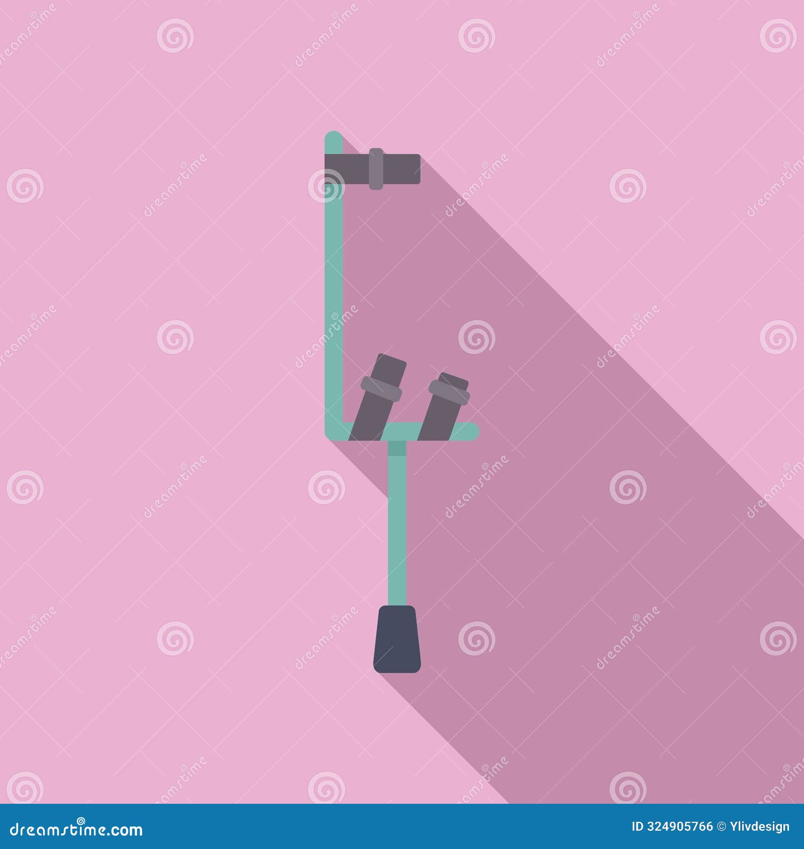 Medical Standing Frame Helping Patient Rehabilitation Process Icon ...