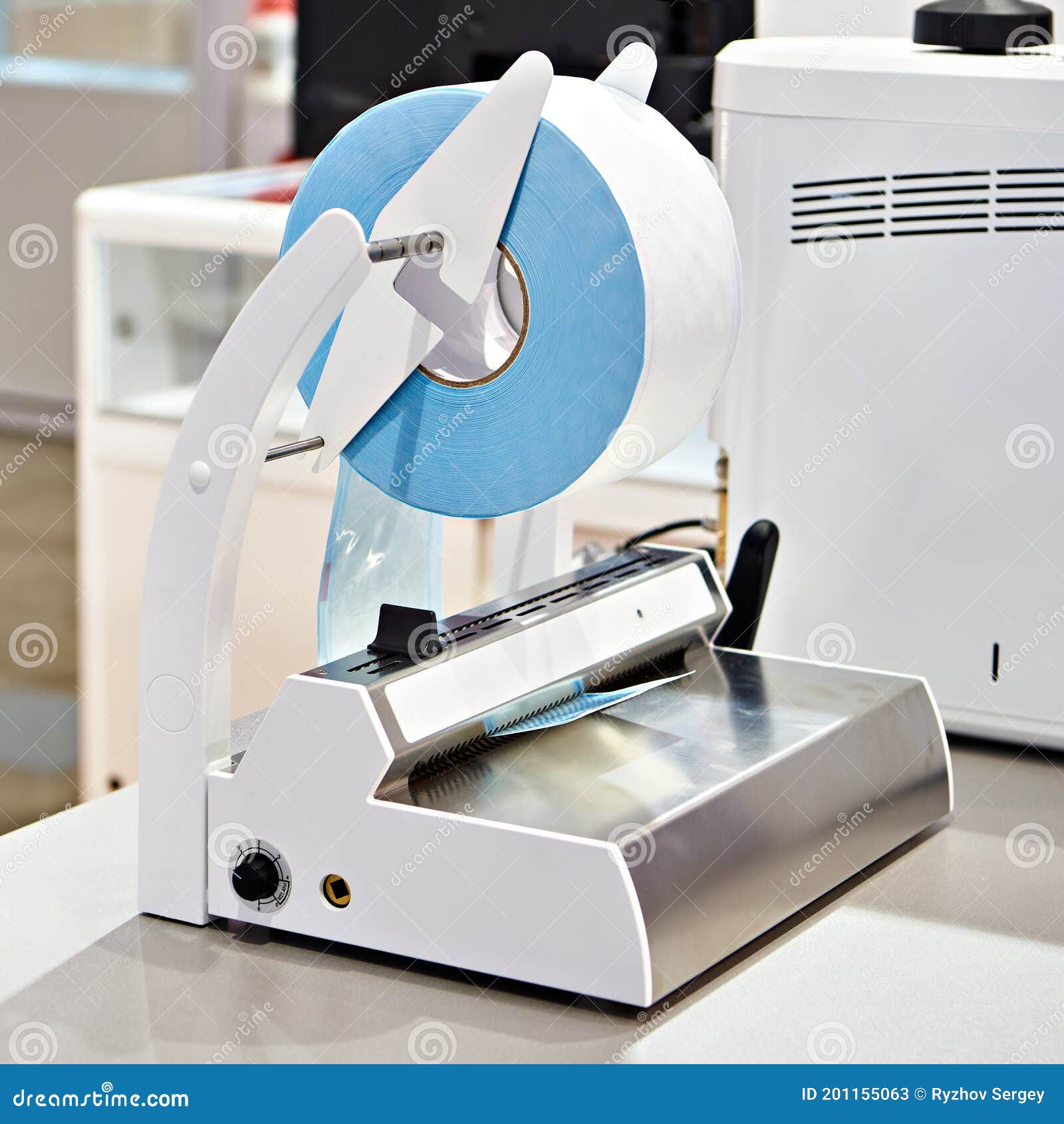 Medical Sterilization Packaging Machine Stock Image - Image of ...