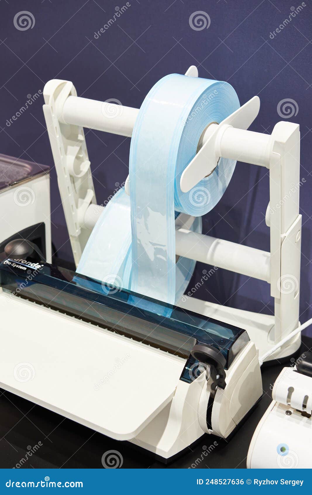Medical Sterilization Packaging Machine Stock Photo - Image of steel ...