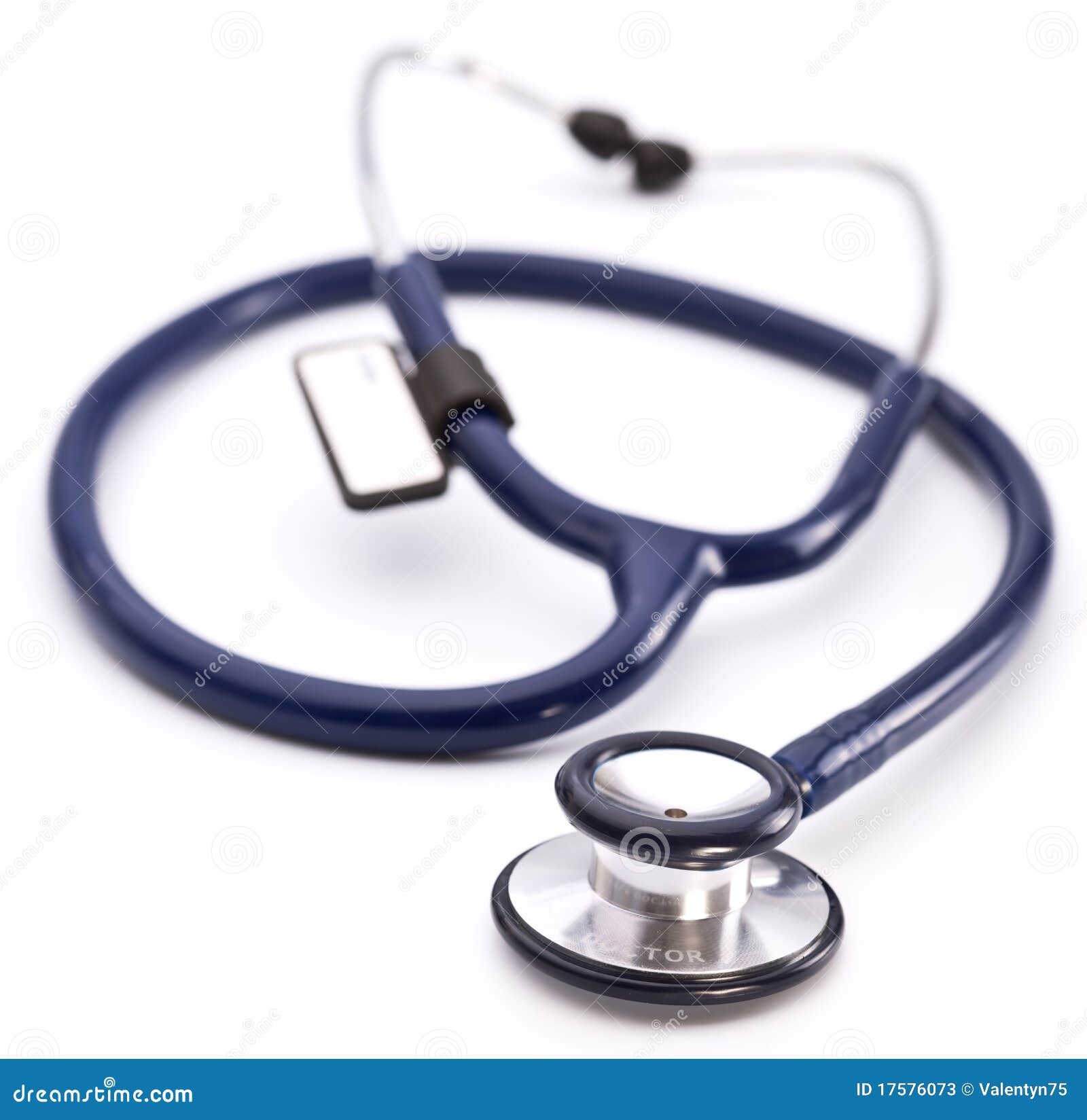 Medical stethoscope. stock image. Image of metal, equipment - 17576073