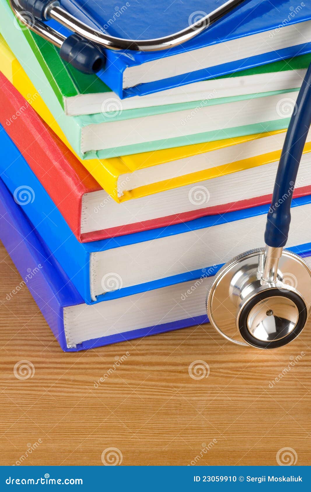 Medical Stethoscope with Book Stock Photo - Image of hear, emergency ...