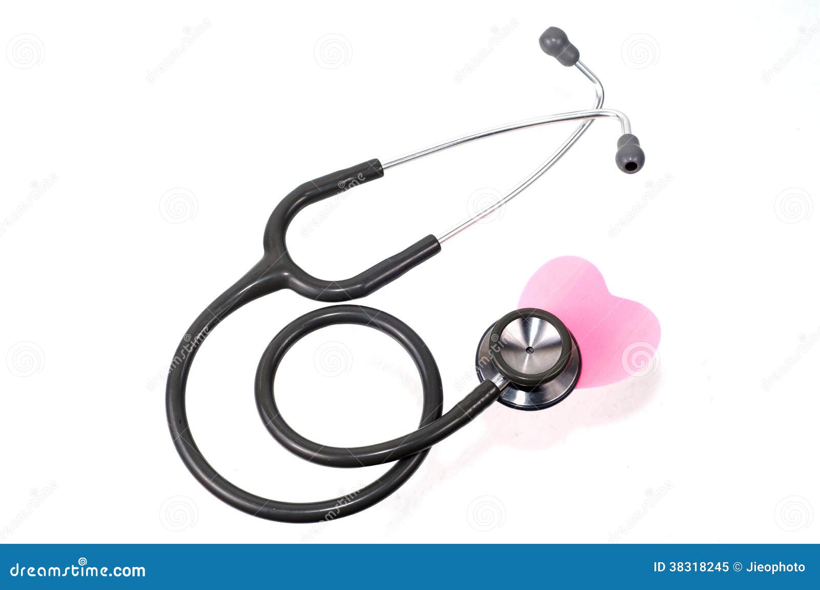 Medical Stethoscope Flower or Phonendoscope Isolated on White. Stock ...
