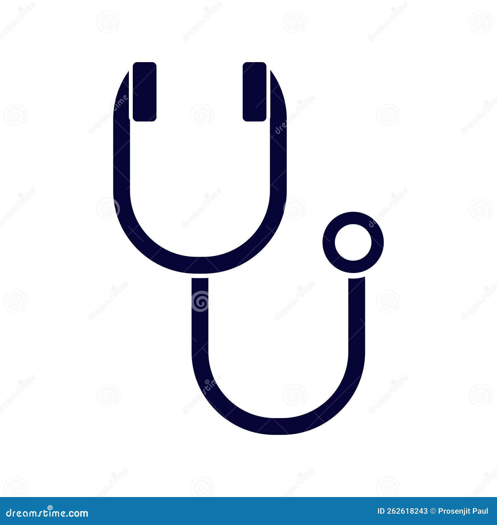 Medical stethoscope icon stock vector. Illustration of professional ...