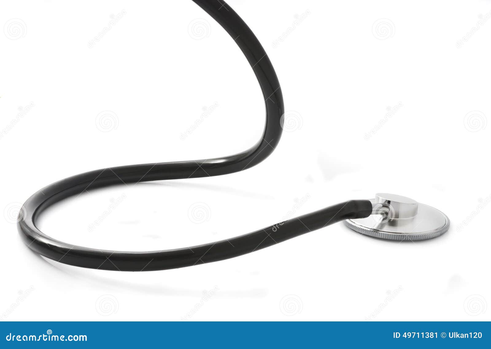 Medical Stethoscope on White Stock Image - Image of measurement ...
