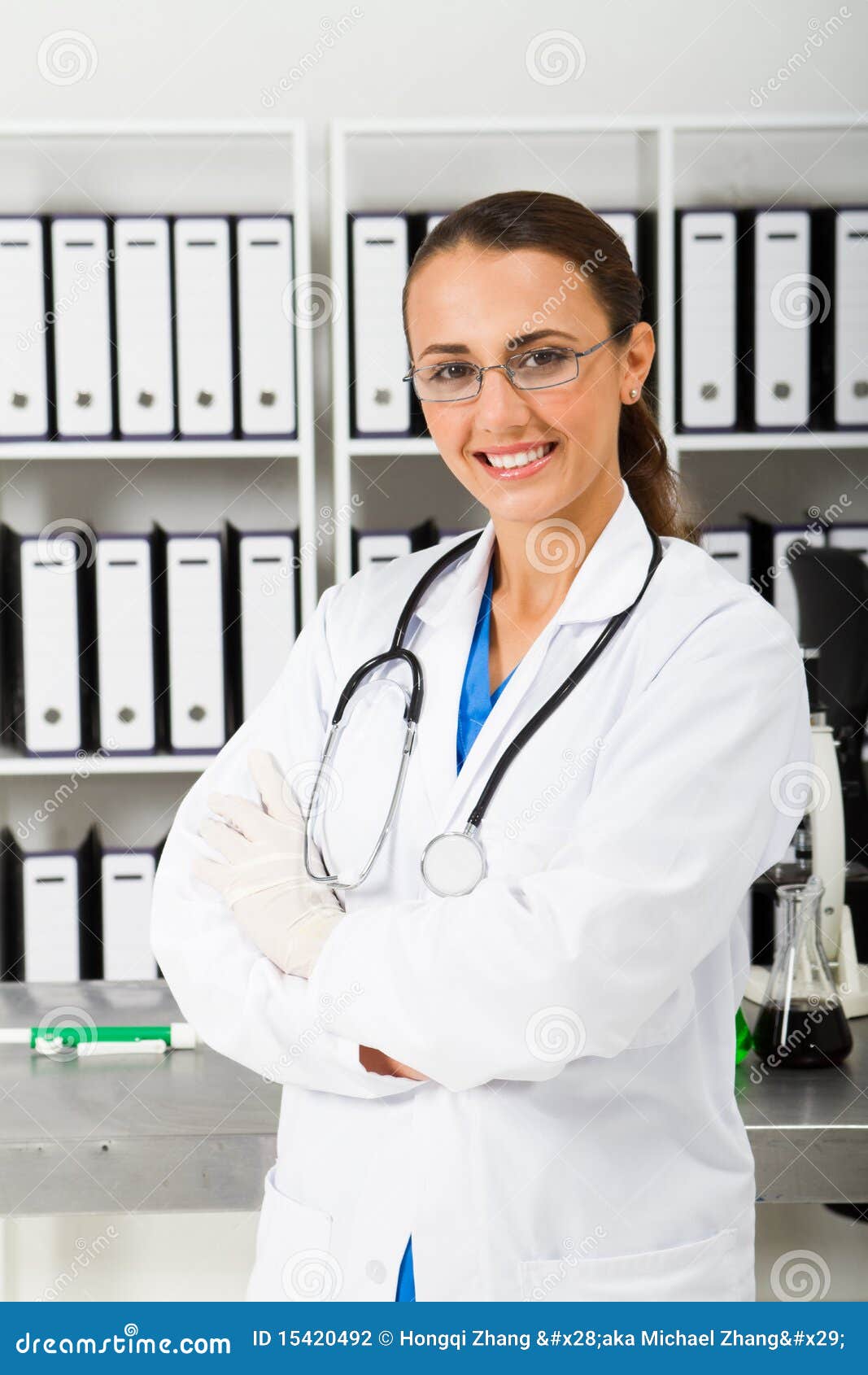 Medical student stock photo. Image of caucasian, holding - 15420492