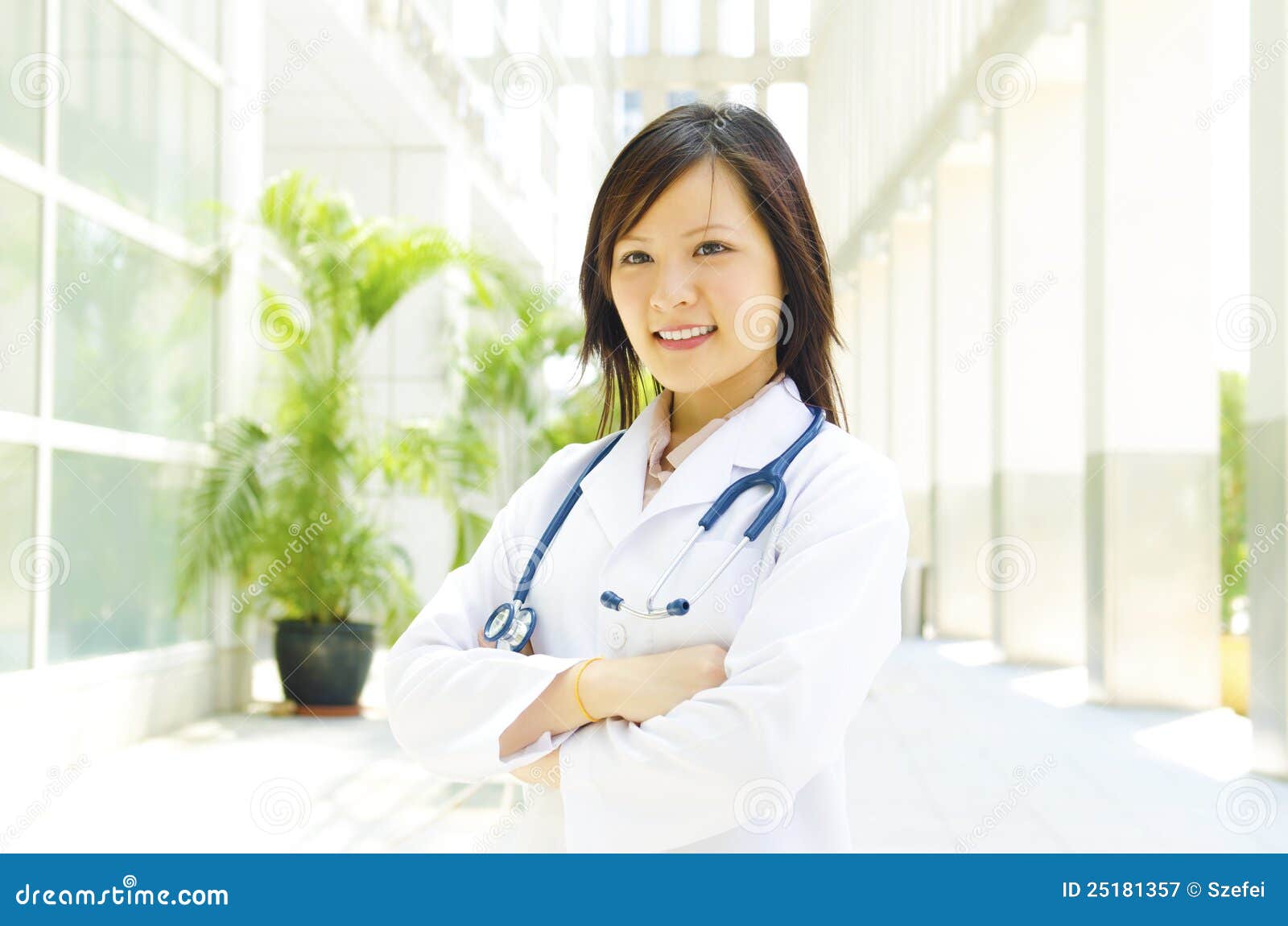 Medical student stock image. Image of doctor, girl, portrait - 25181357