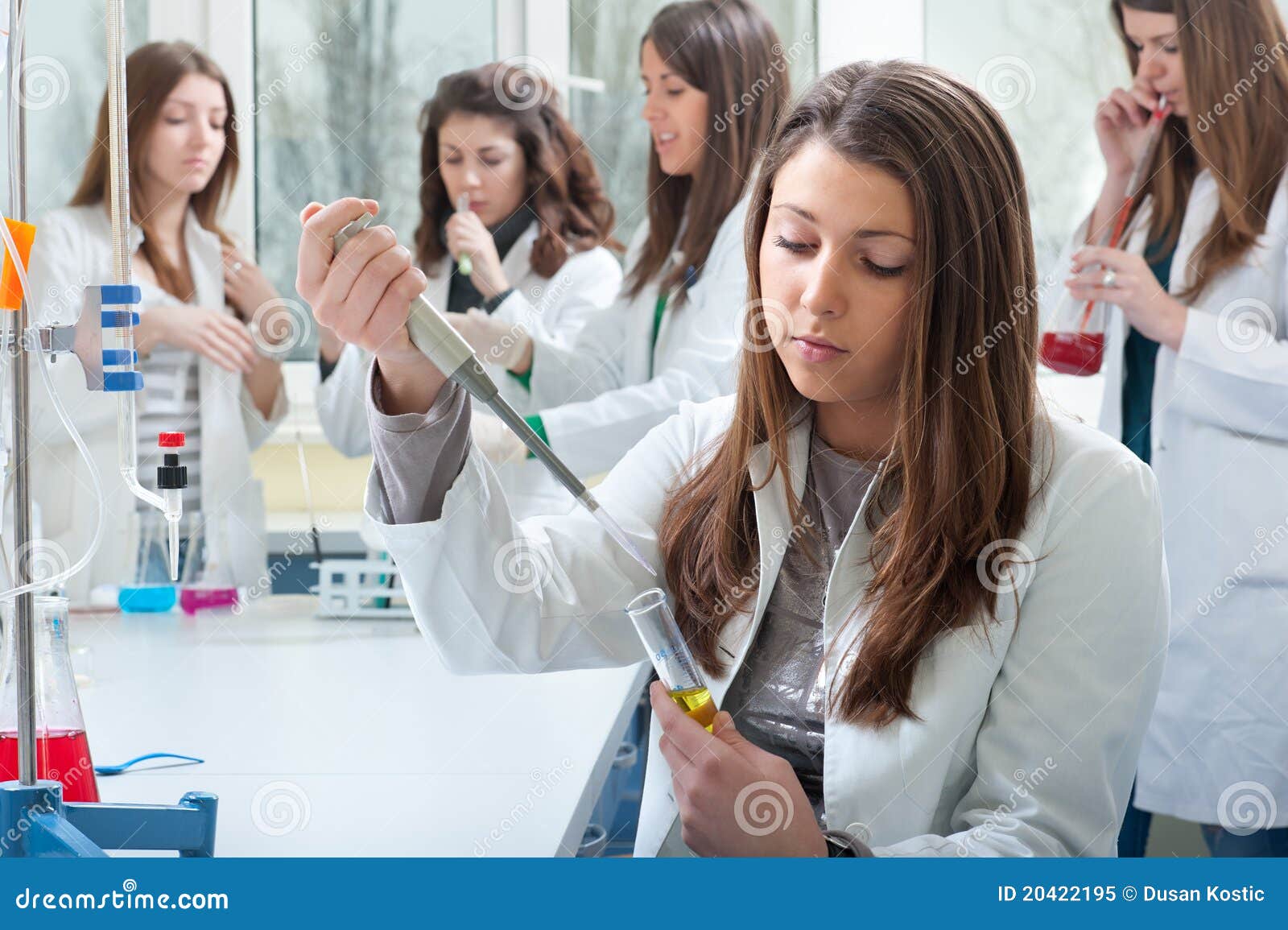 Medical students stock image. Image of technician, laboratory - 20422195