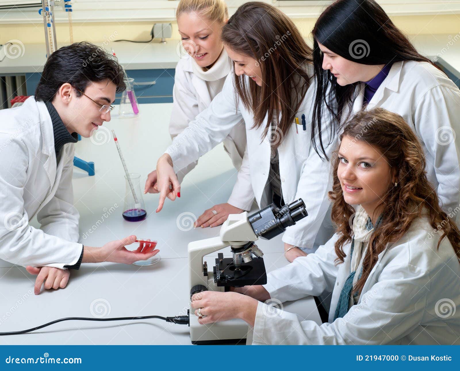 Medical students stock photo. Image of test, freshmen - 21947000