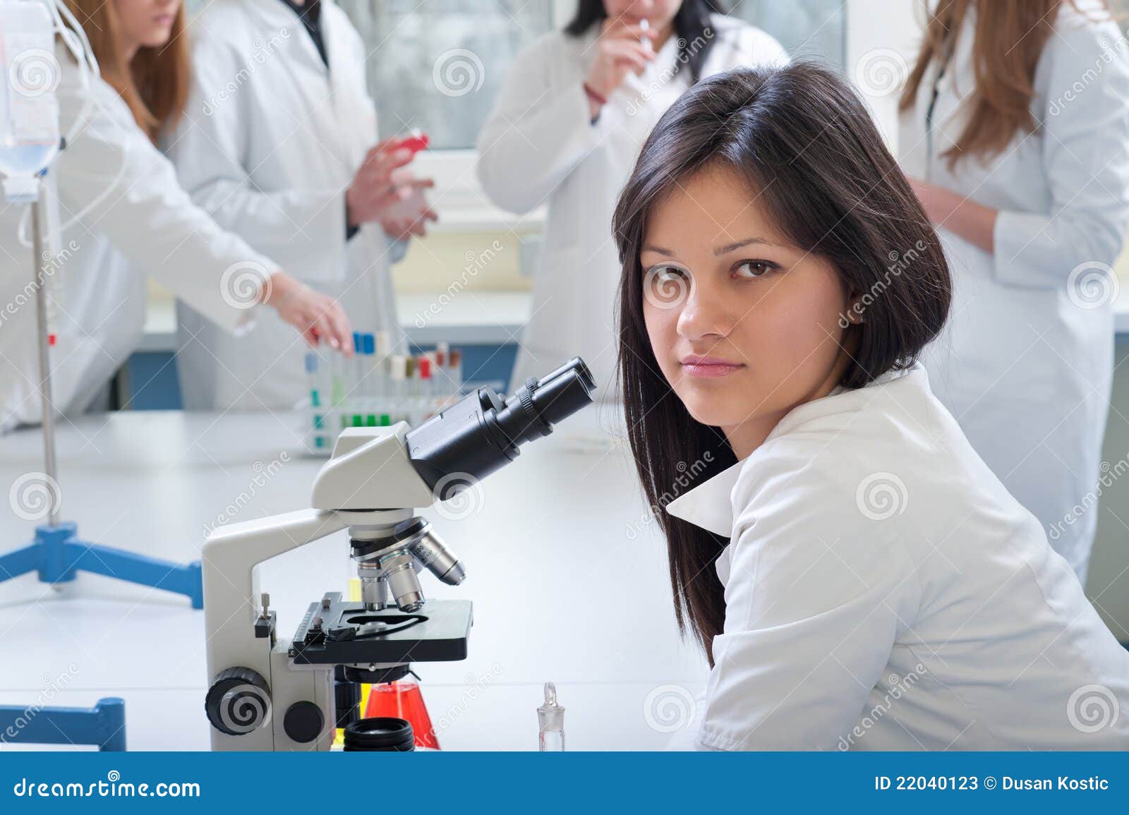 Medical students stock image. Image of medium, busy, class - 22040123
