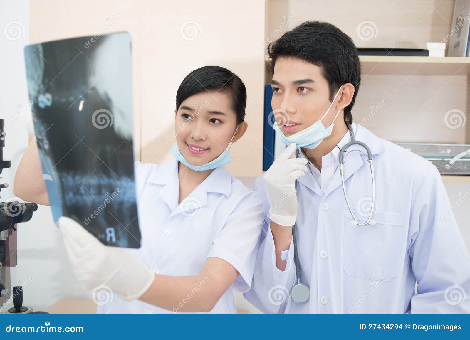 Medical students stock photo. Image of adult, positive - 27434294