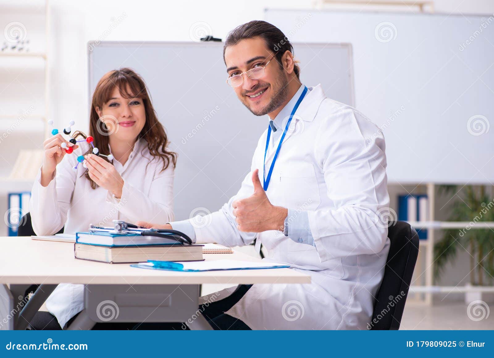 Medical Students in the Classroom Stock Image - Image of mentoring ...