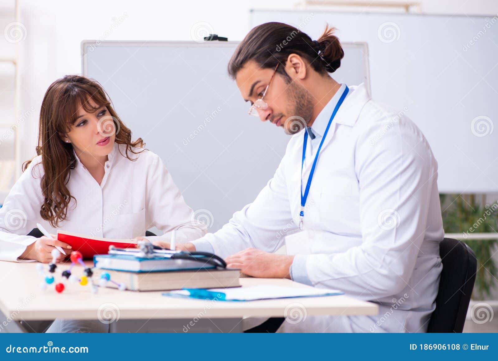 Medical Students in the Classroom Stock Photo - Image of notes ...