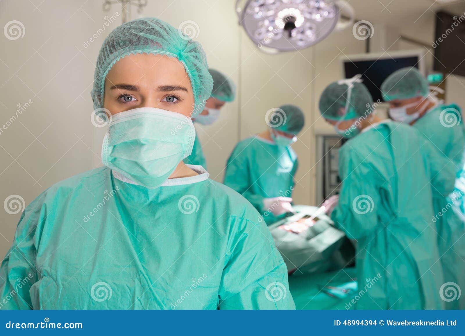Medical Students Practicing Surgery on Model Stock Photo - Image of ...