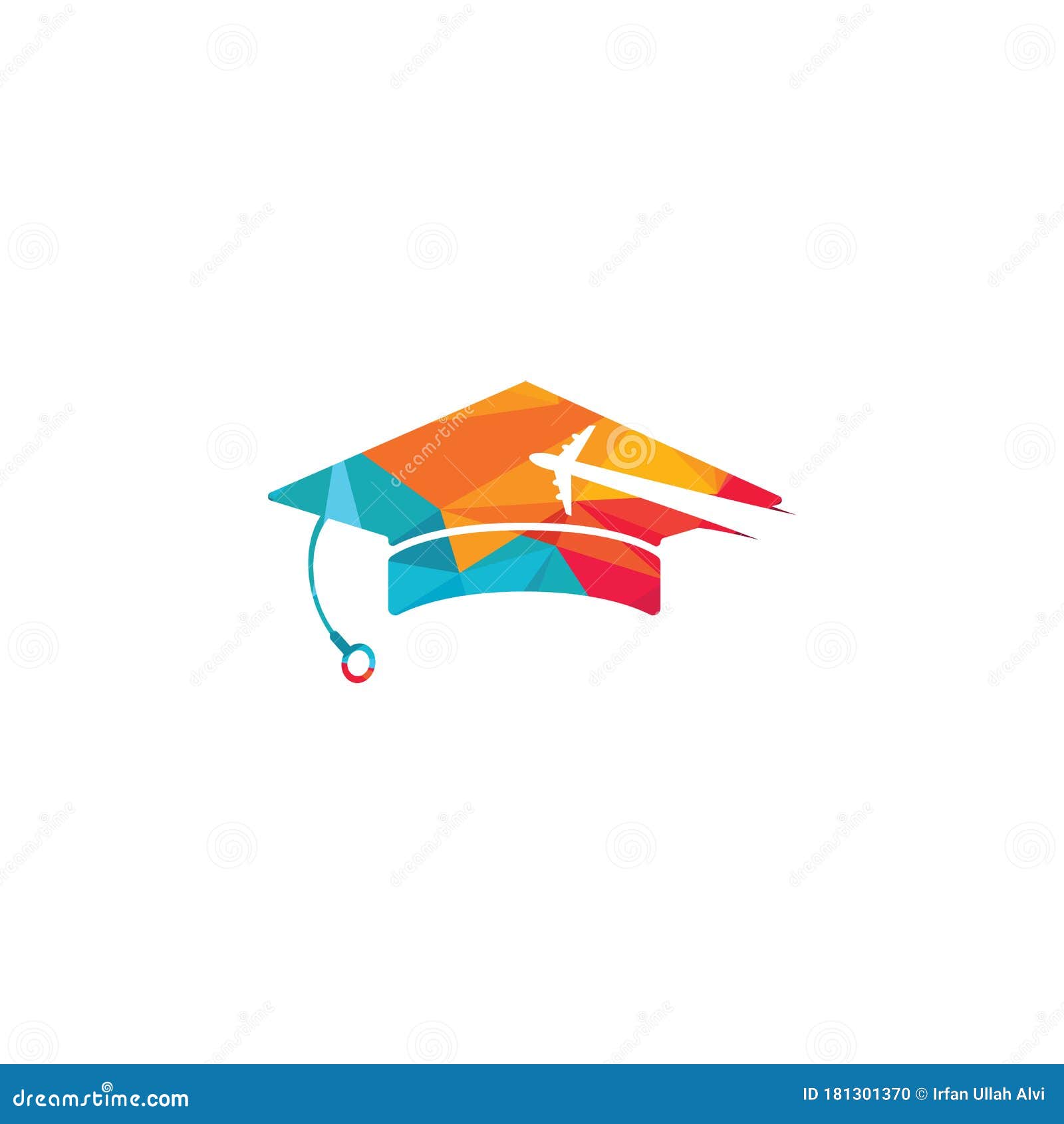 Medical Study Abroad Vector Logo Design. Stock Vector - Illustration of consultancy, agency ...