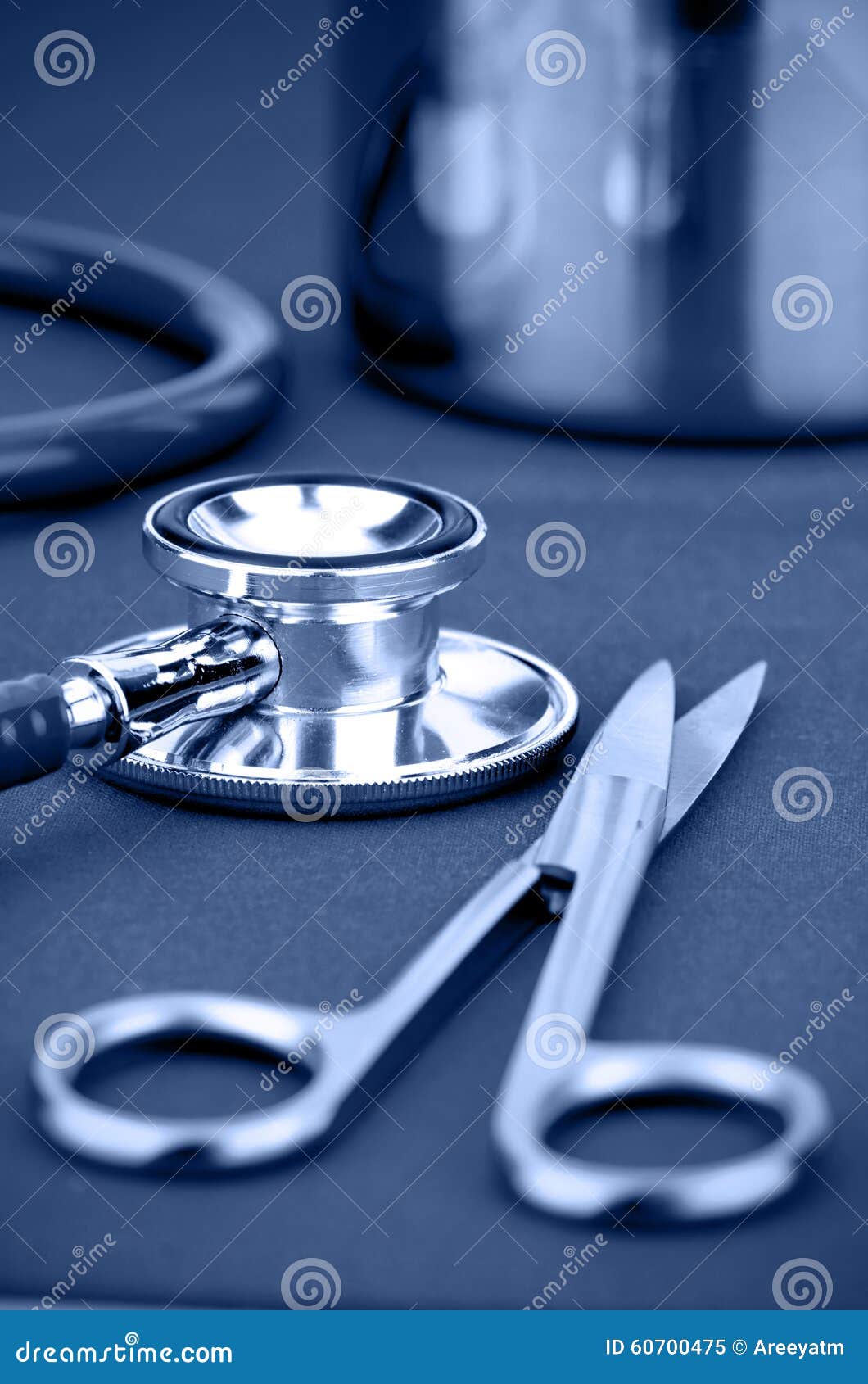 Medical Supply on Operation Cloth. Stock Image - Image of inject, glass ...