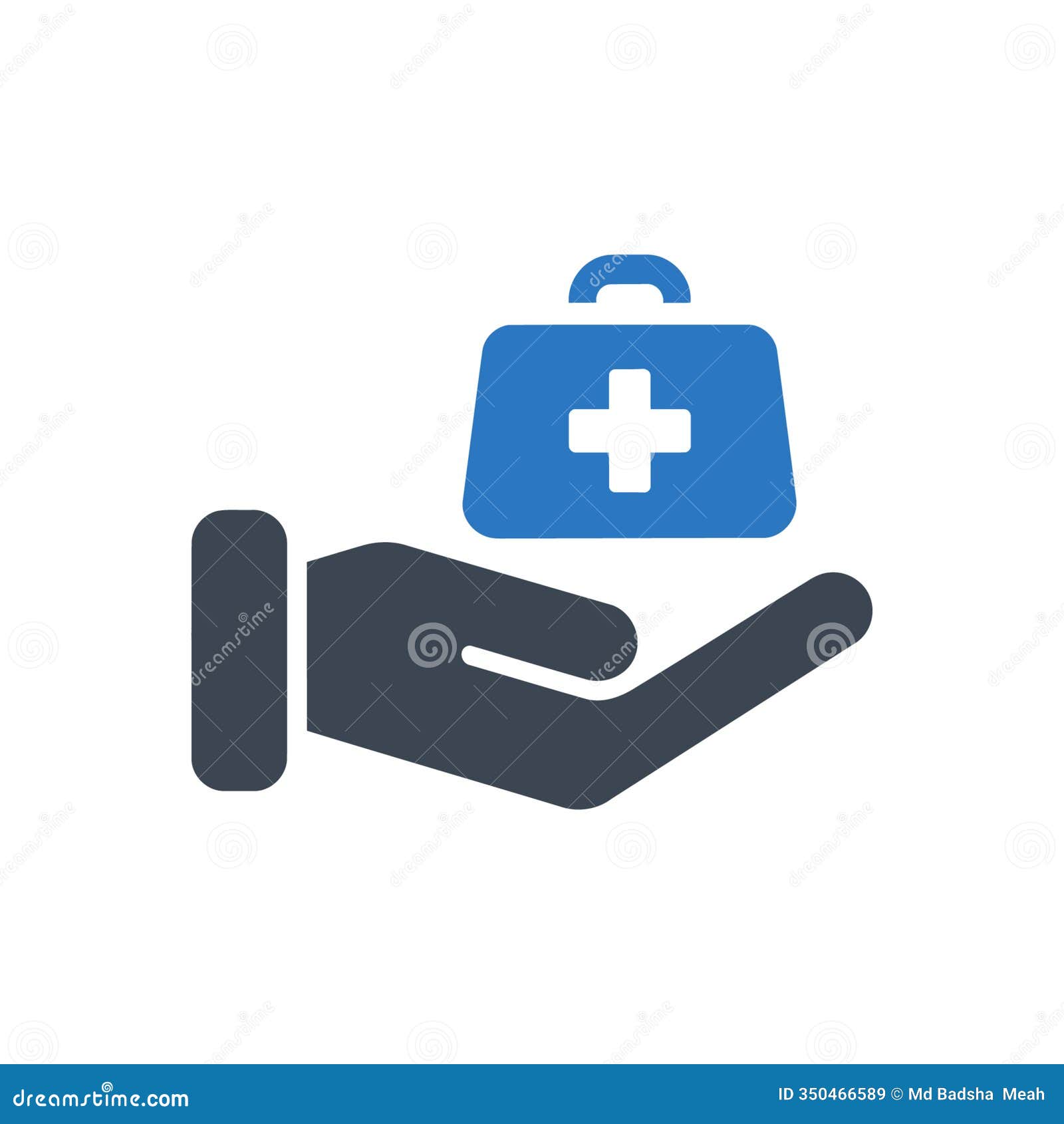 Medical Support Icon stock illustration. Illustration of support ...
