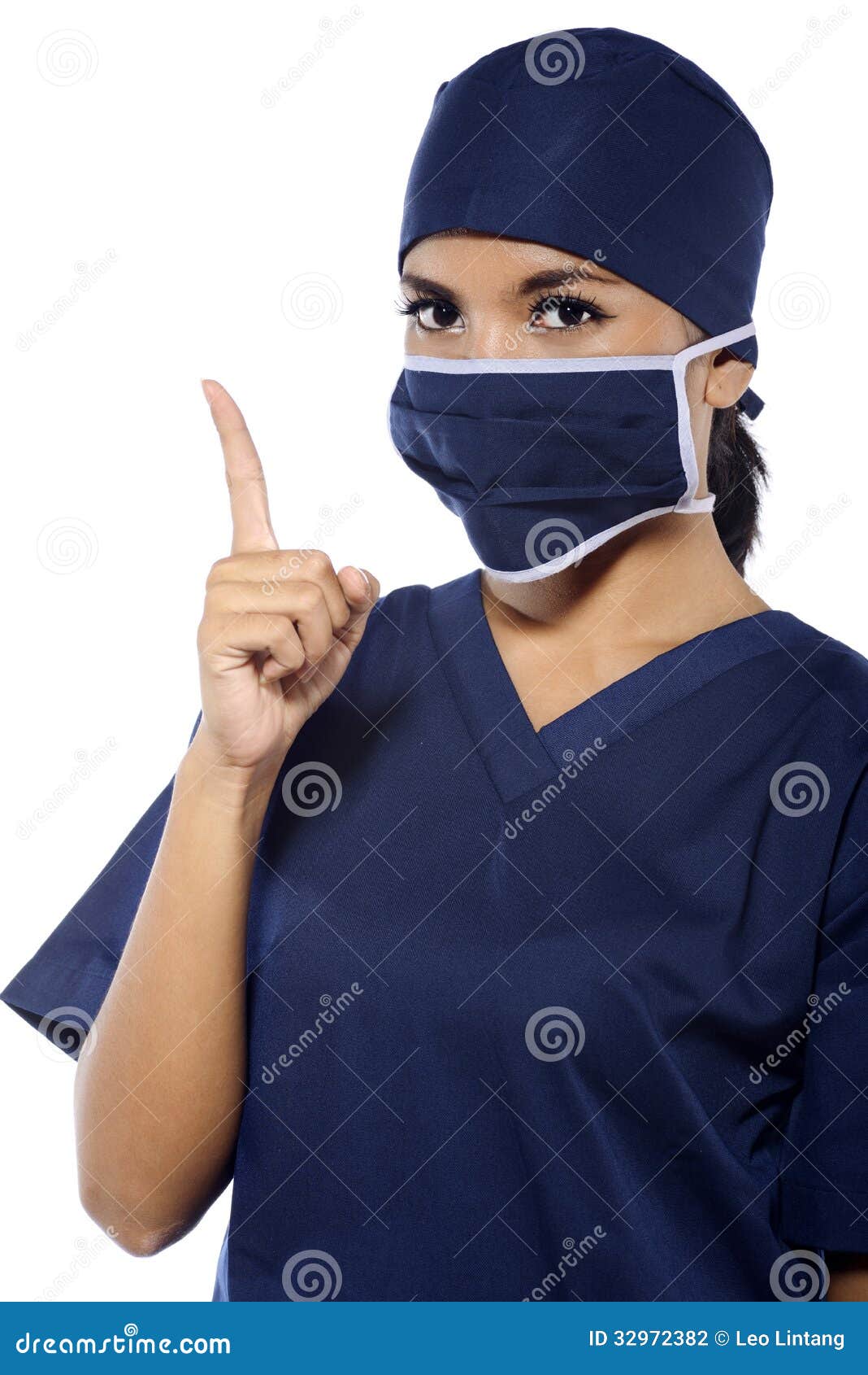 Medical Surgeon In Uniform stock photo. Image of isolated - 32972382