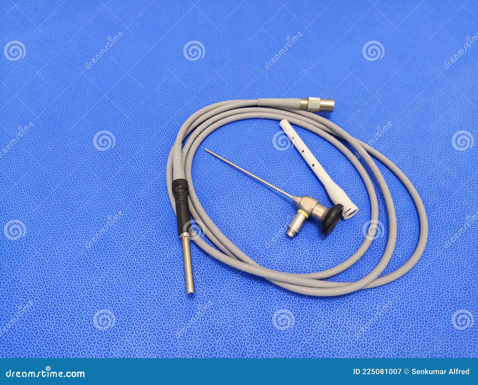 Medical Surgical Telascope and Light Source Cable Stock Image - Image ...