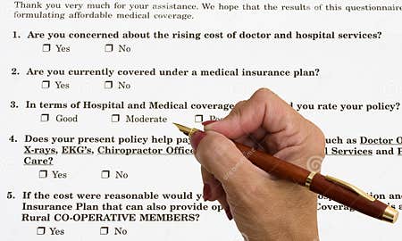 Medical Survey stock photo. Image of background, write - 12706200