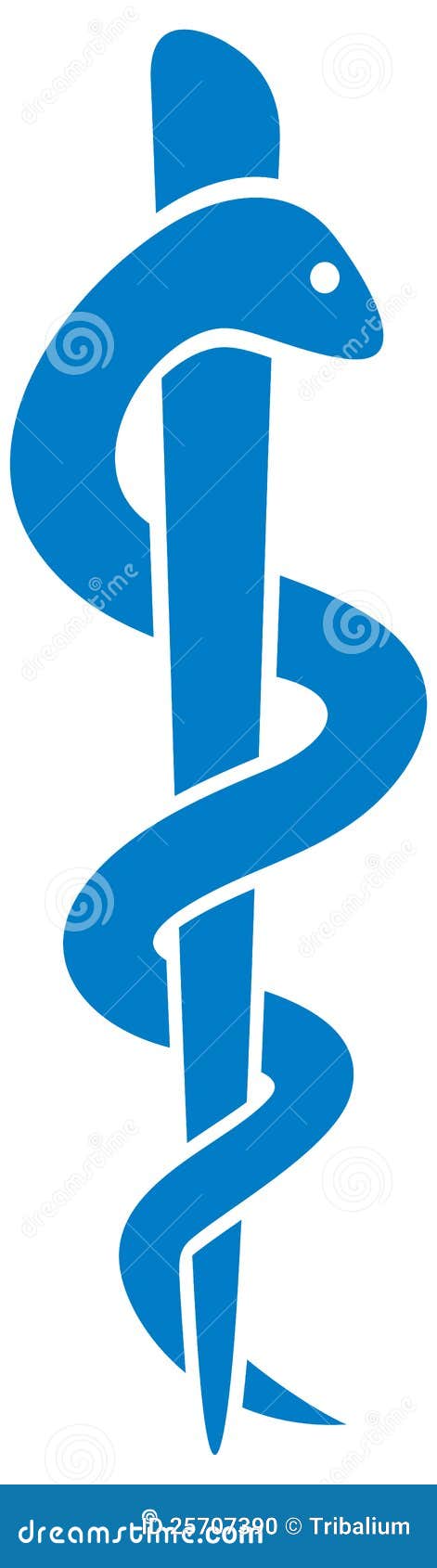 Medical Symbol Caduceus Snake with Stick Stock Vector - Illustration of ... Medical Symbol Caduceus Snake with Stick Stock Vector - Illustration of ...