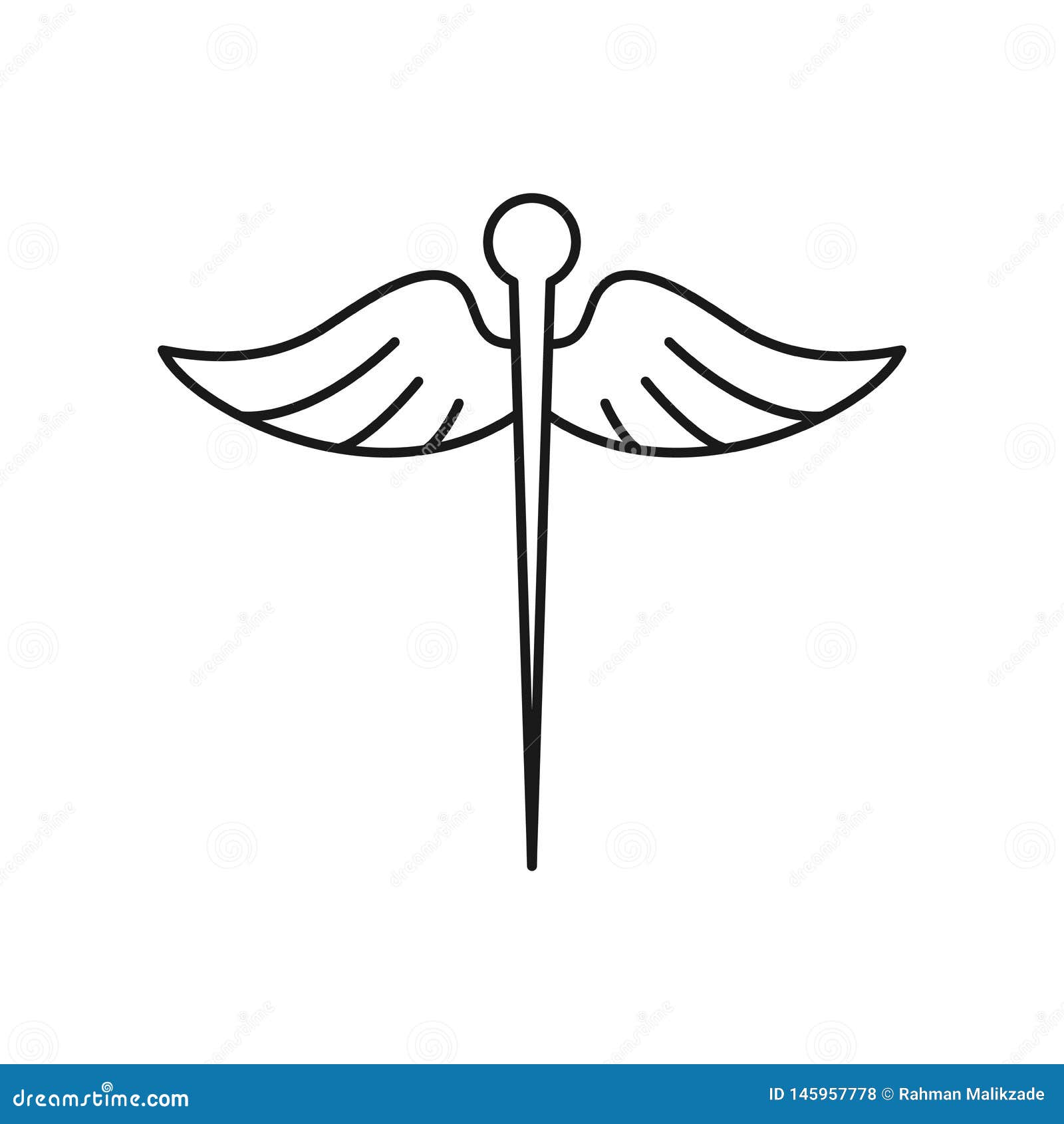 Medical Symbol of the Emergency Acupuncture of Life Icon Vector Stock ...