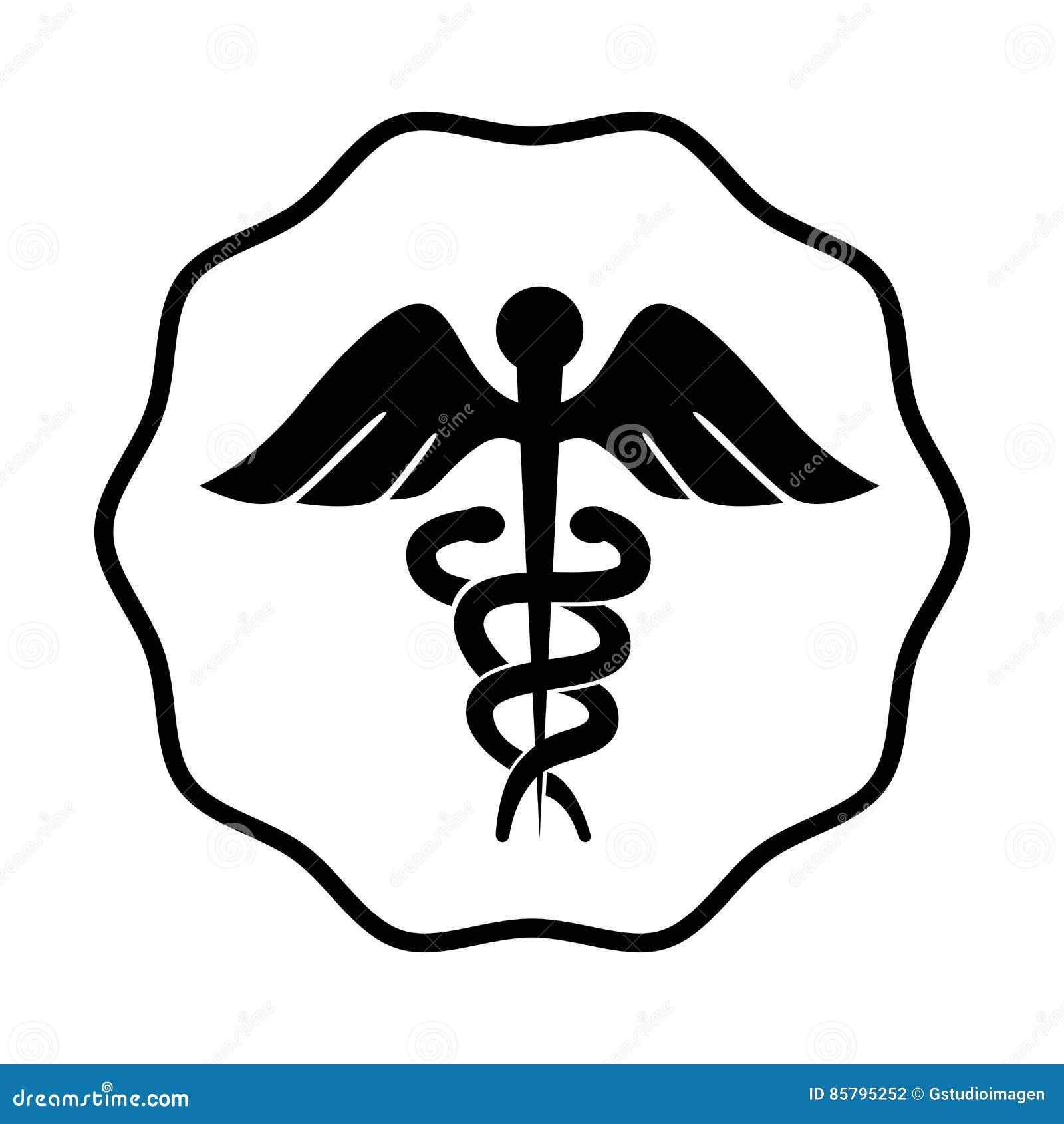 Medical Symbol Isolated Icon Stock Vector - Illustration of emblem ...