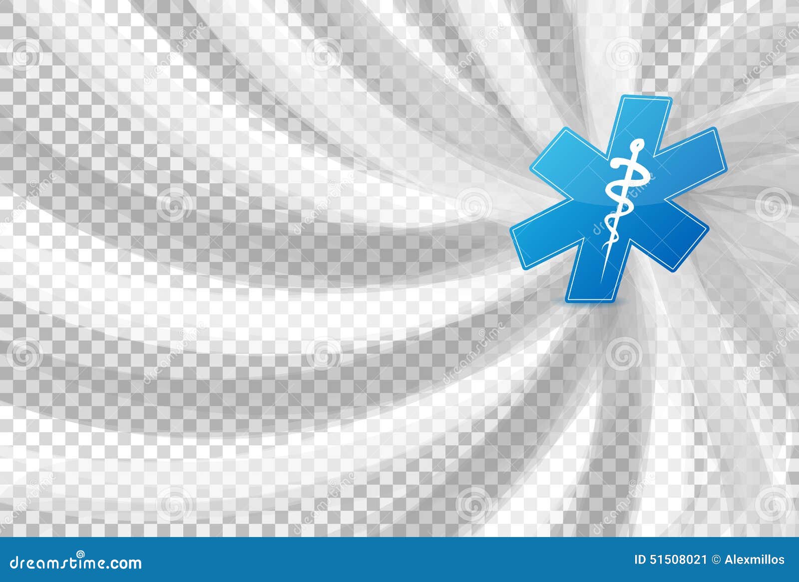 Medical Symbol Over a Blank Design Layer Stock Illustration ...
