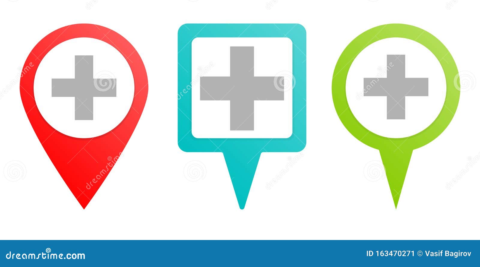Medical, Symbol Pin Icon. Multicolor Pin Vector Icon Stock Illustration ...