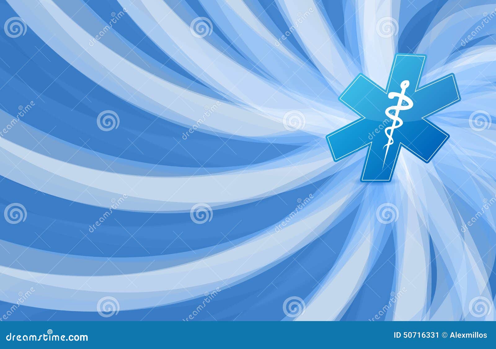 Medical Symbol and Waves Illustration Stock Illustration - Illustration ...