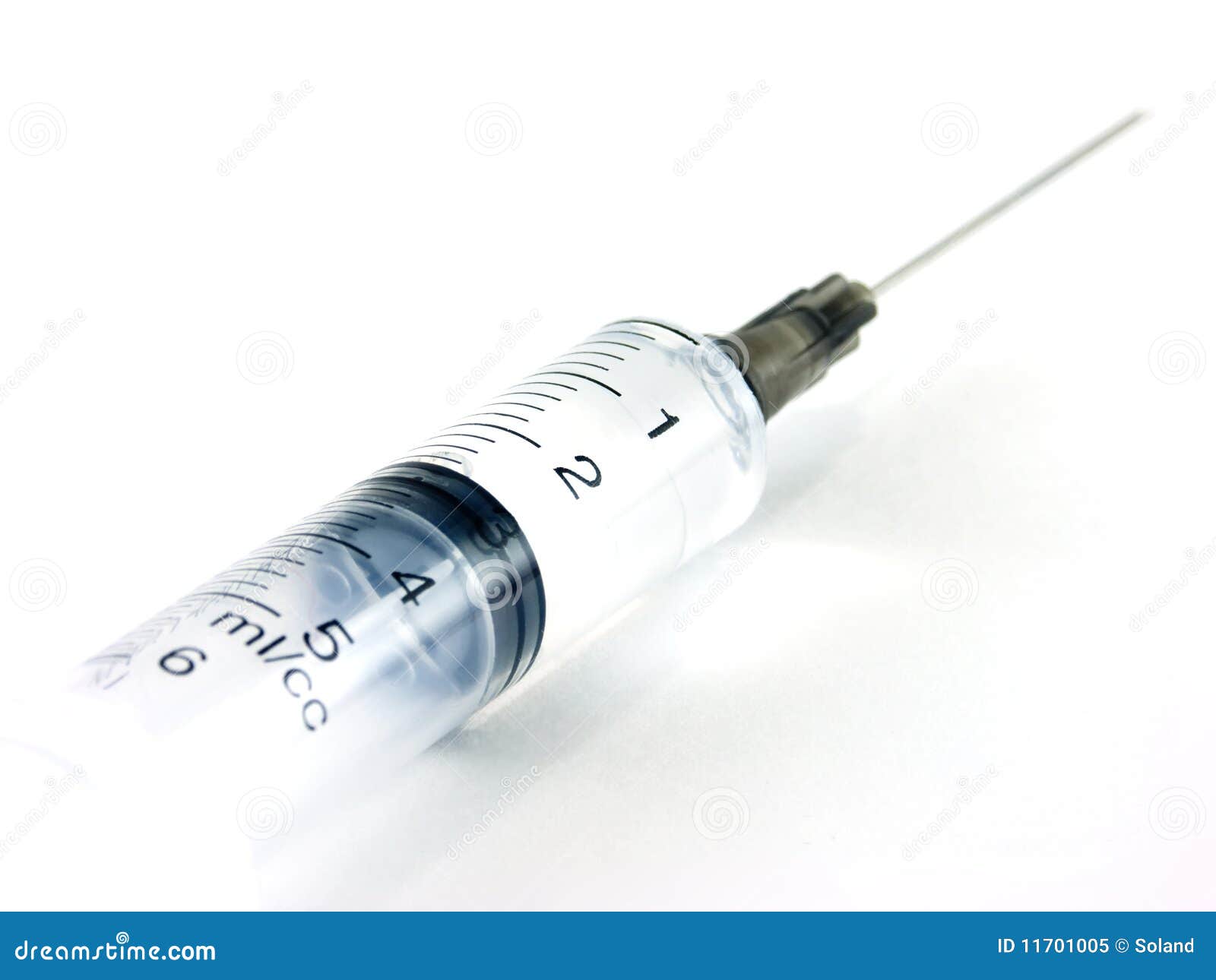 Medical syringe stock image. Image of injection, vaccine - 11701005
