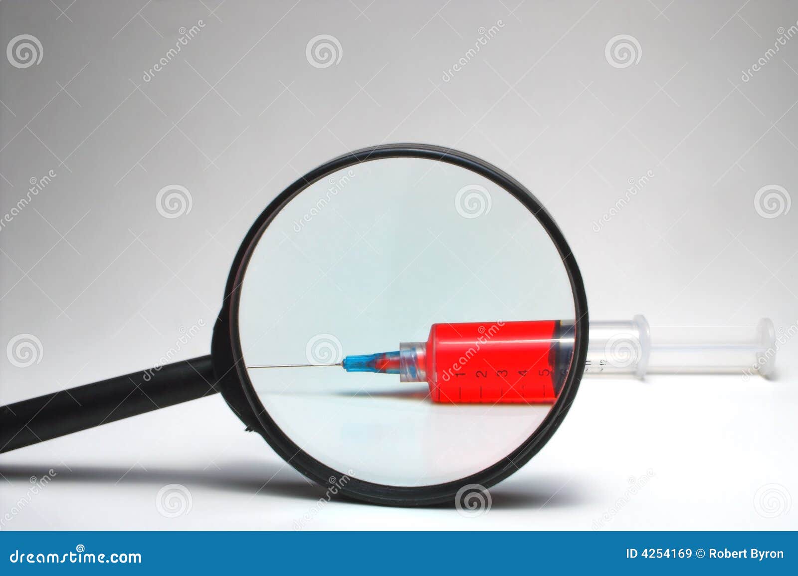 Medical syringe stock image. Image of blood, donation - 4254169