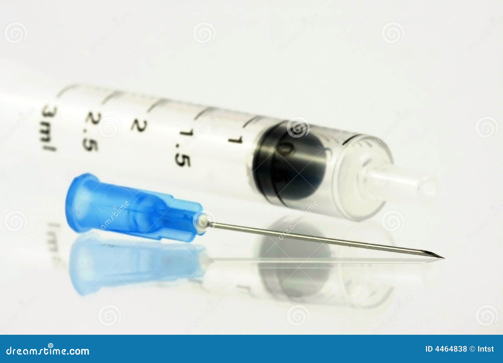 Medical syringe stock photo. Image of measurement, healthy - 4464838