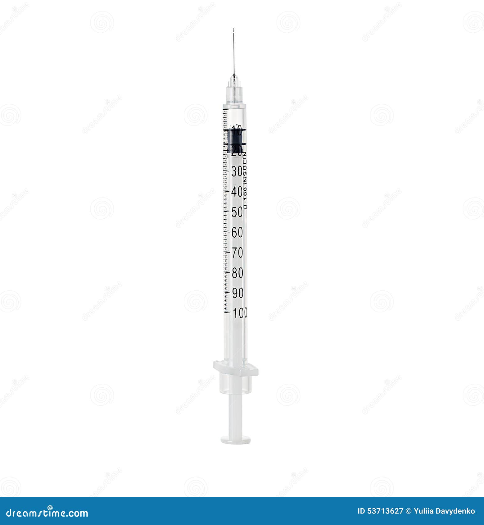 Medical Syringe Close-up Isolated on a White Stock Image - Image of ...