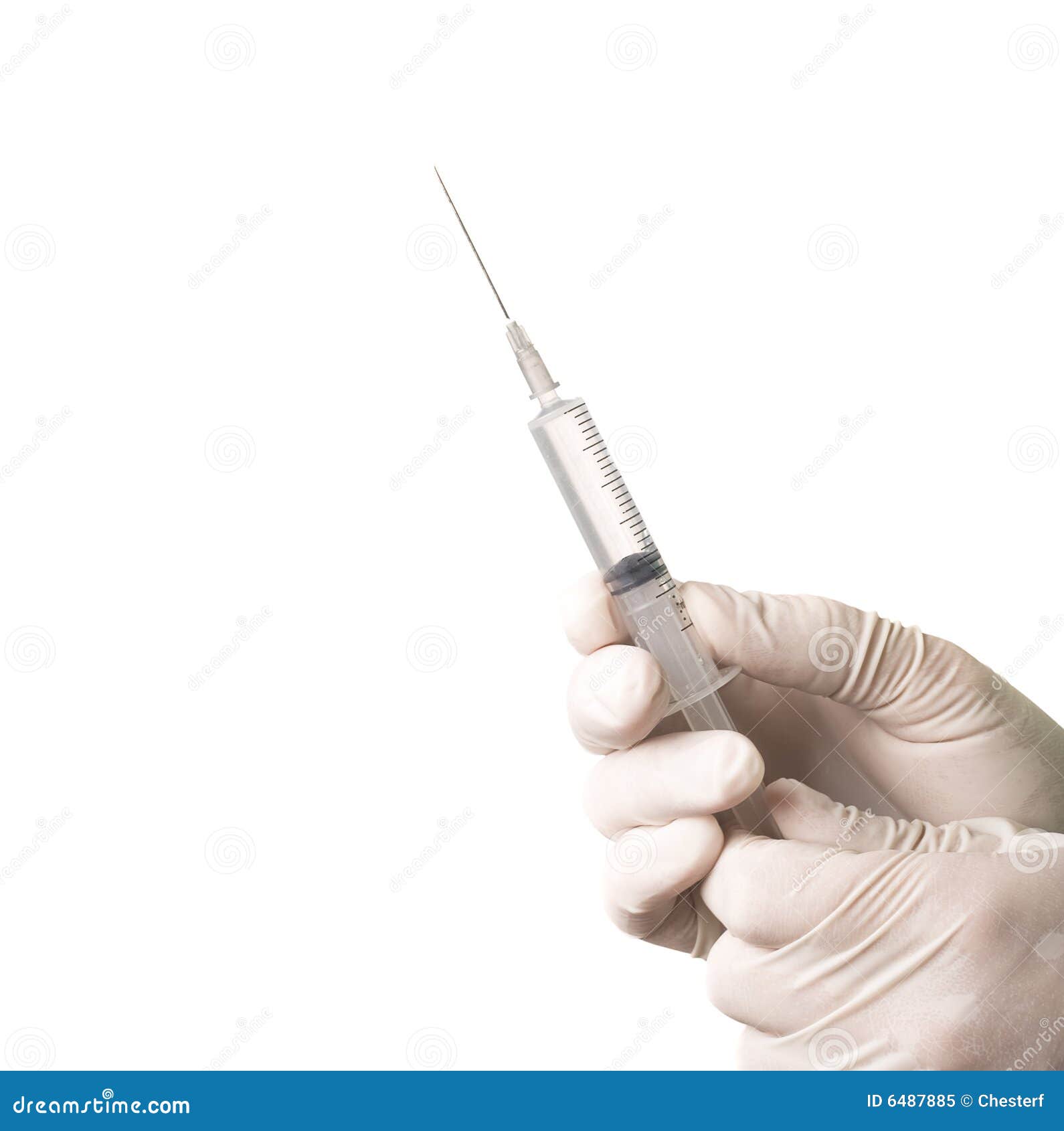 Medical syringe in hands stock image. Image of vaccination - 6487885