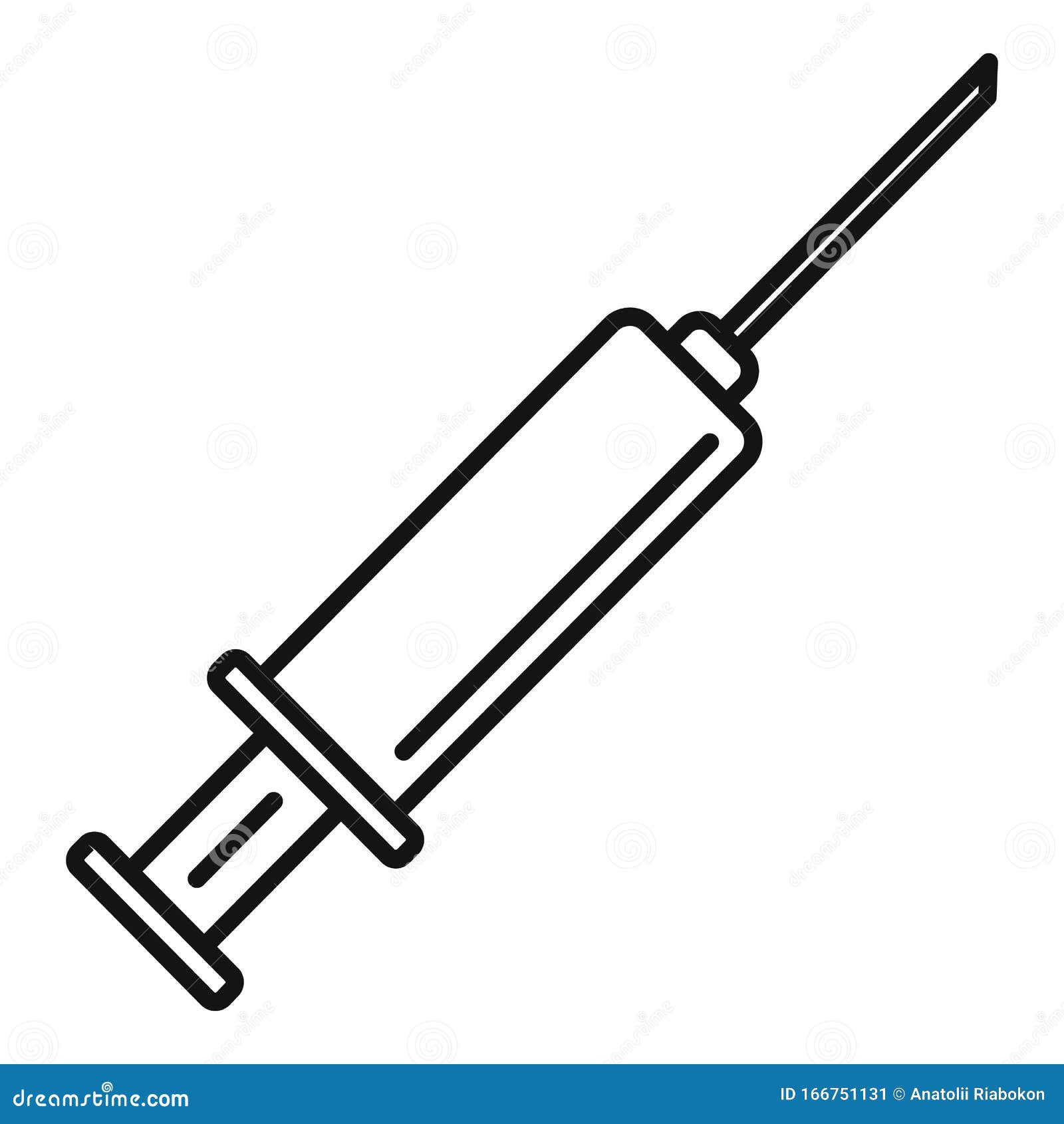 Outline Prophylaxis Vector Icon. Isolated Black Simple Line Element ...