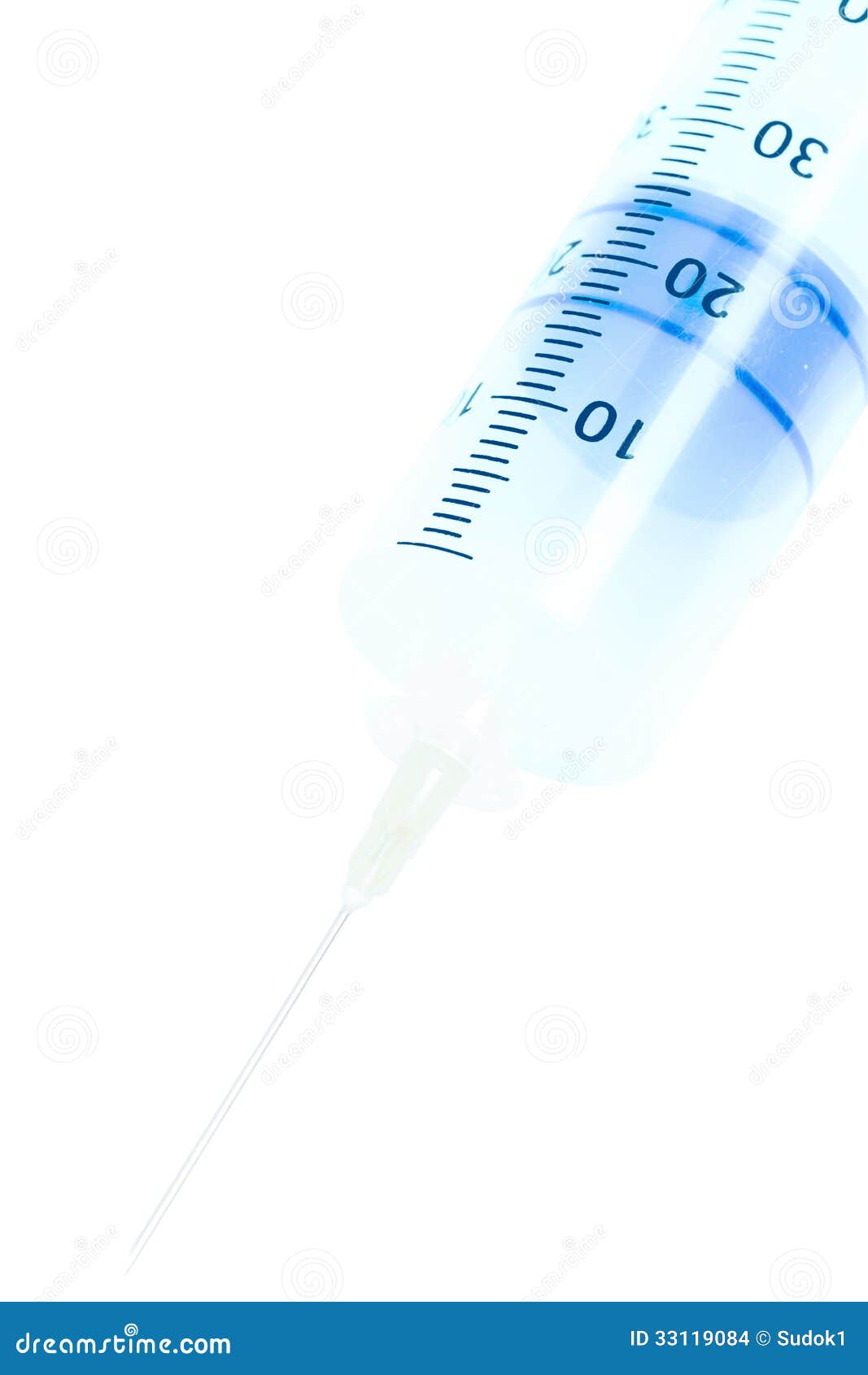 Medical syringe. isolated stock photo. Image of glass - 33119084