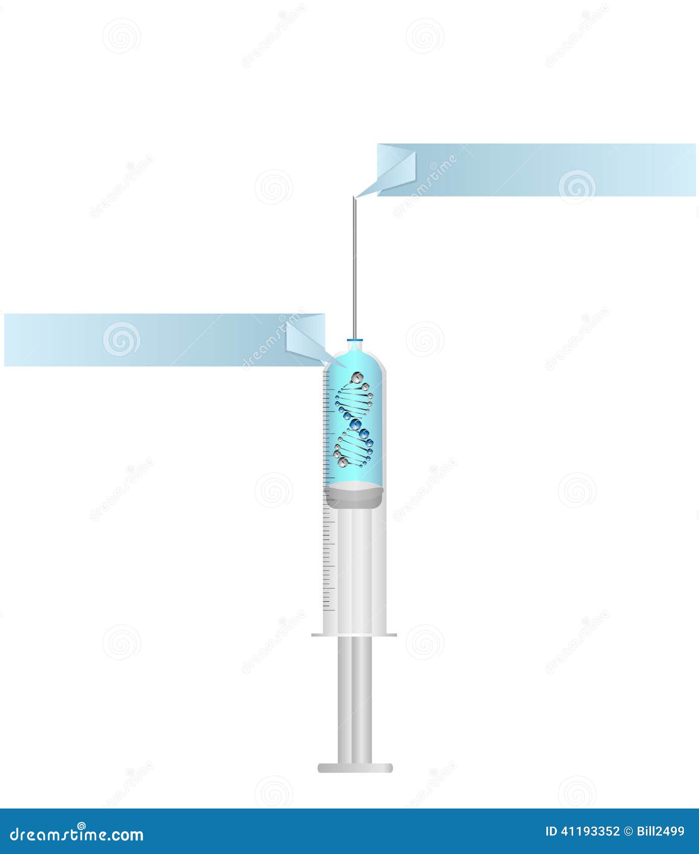 Medical Syringe Paper Vector Stock Illustration - Illustration of ...