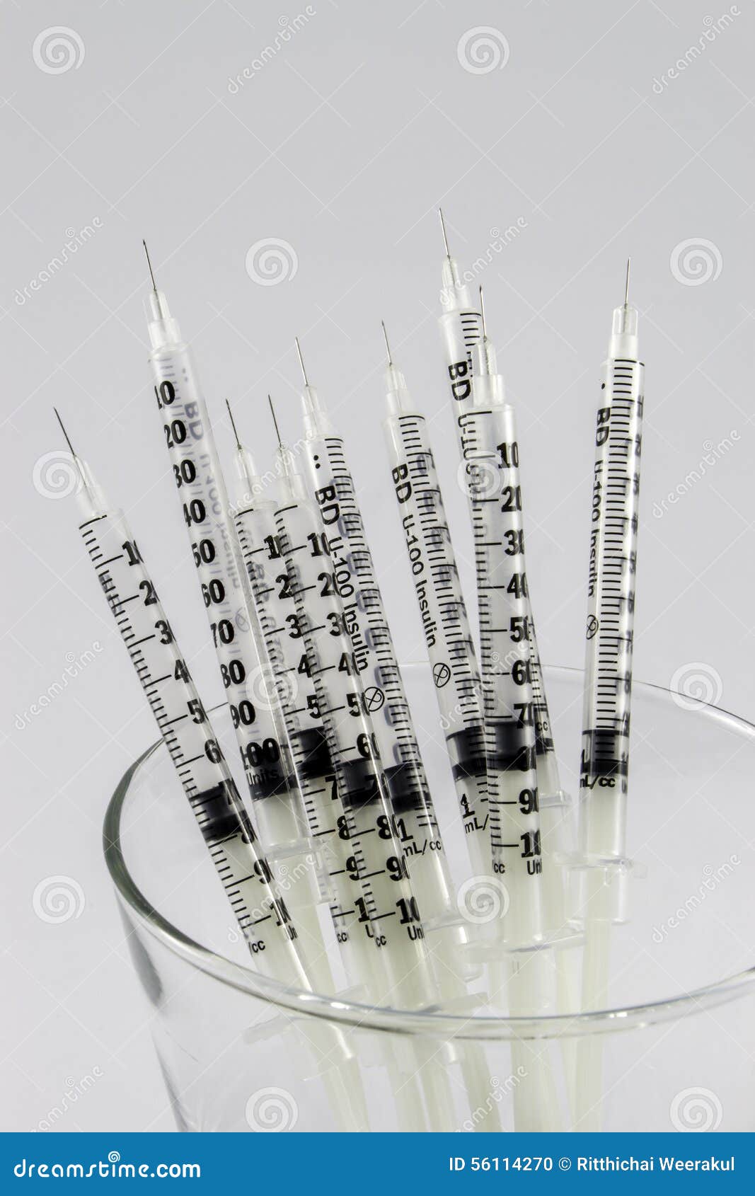 Medical Syringe stock photo. Image of healthy, serum - 56114270