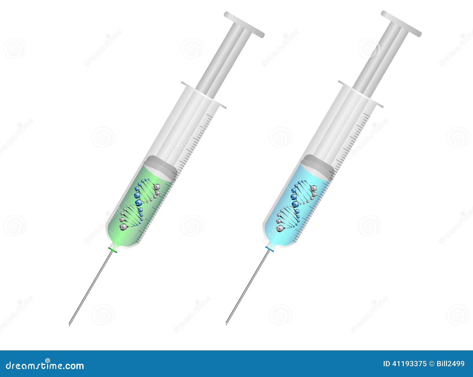 Medical syringe Vector stock illustration. Illustration of needle ...