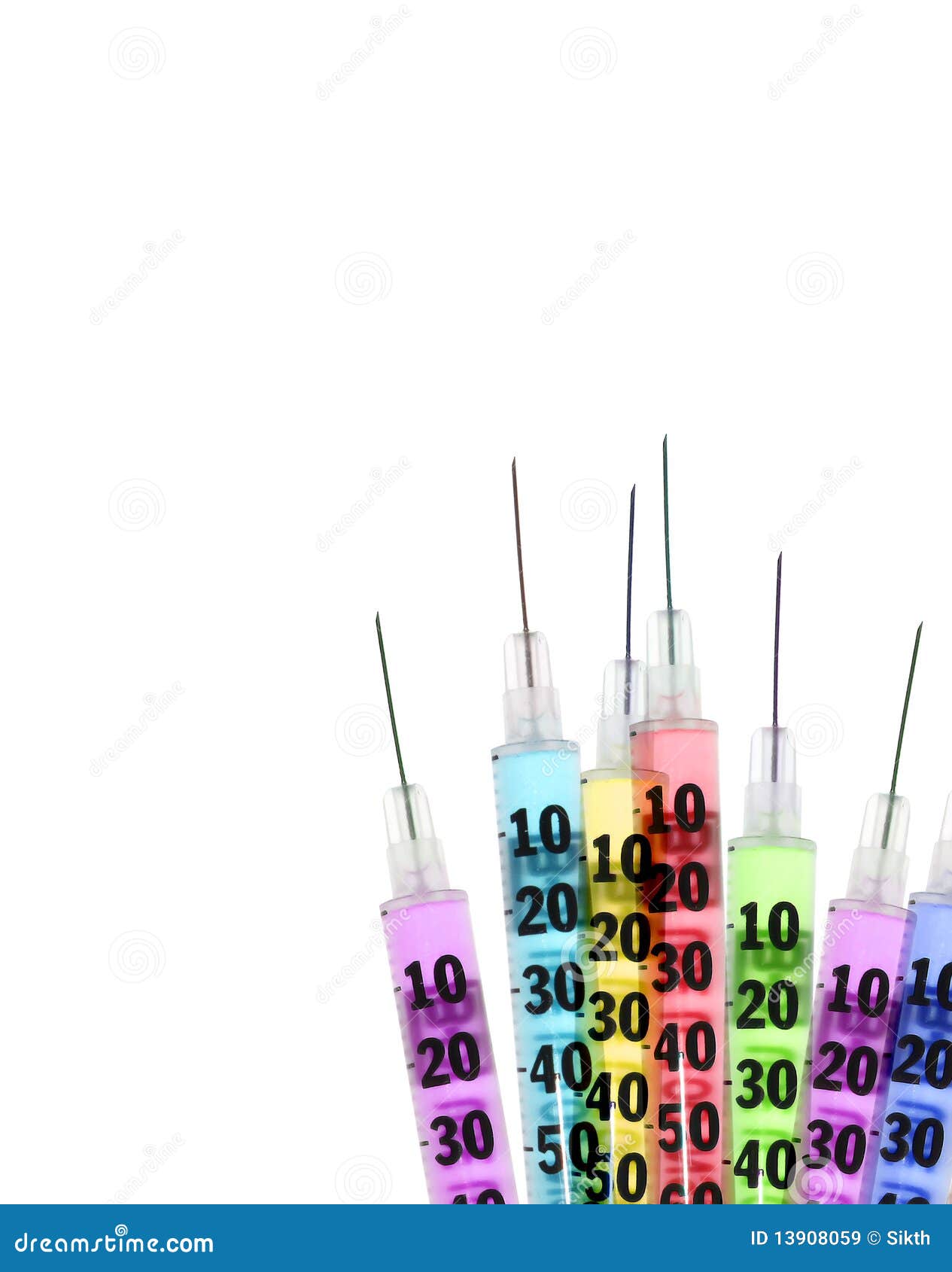 Medical Syringes stock image. Image of experiment, immunization - 13908059