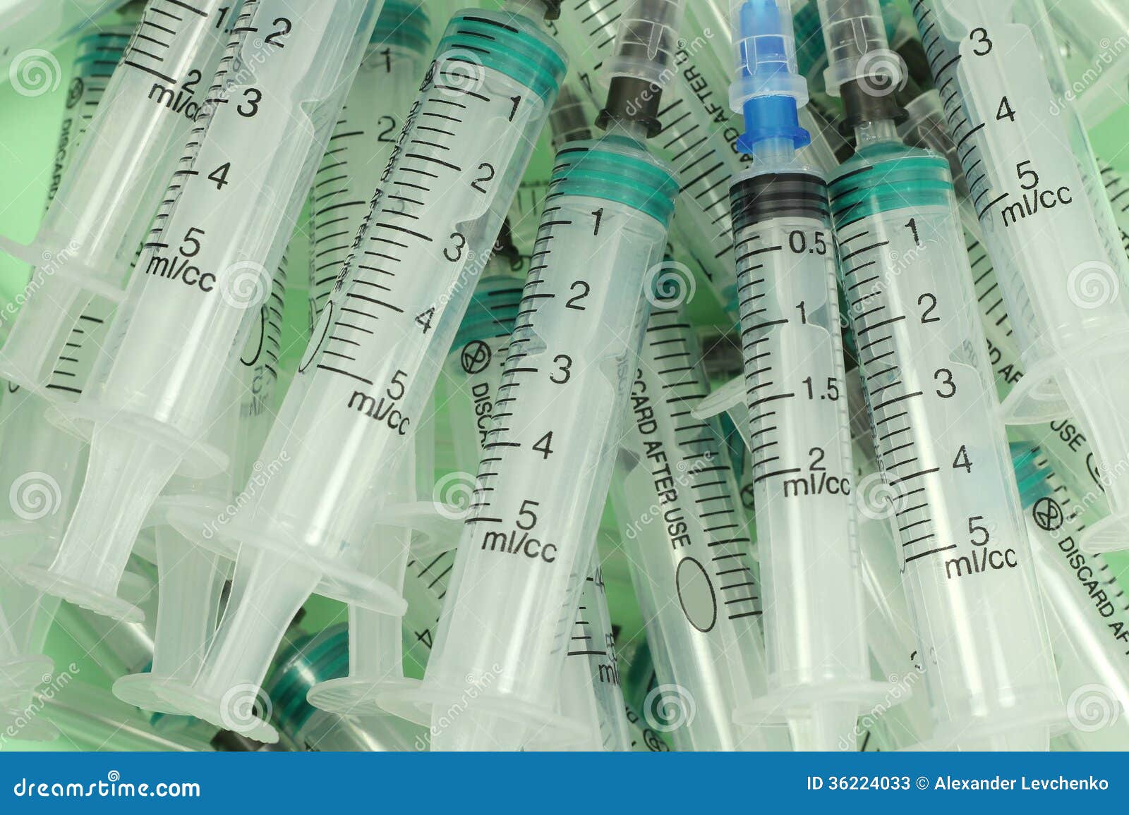 Medical syringes stock image. Image of injections, bodies - 36224033