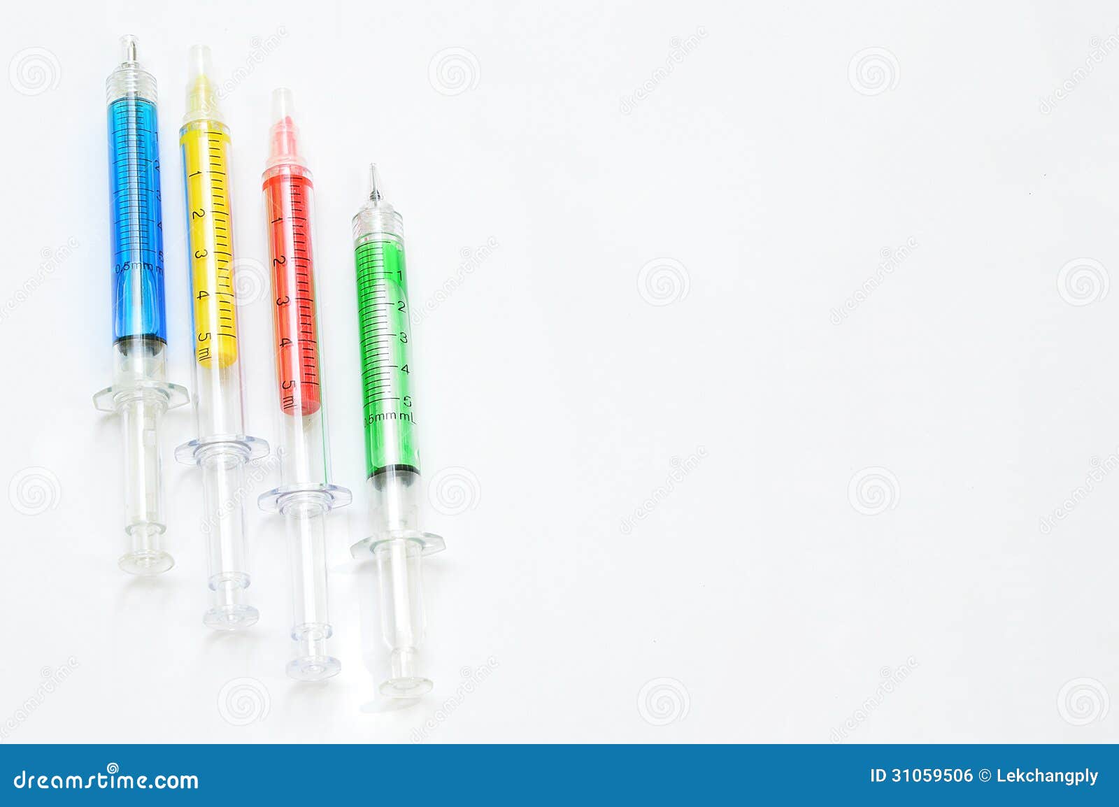 Medical syringes stock photo. Image of blood, hospital - 31059506
