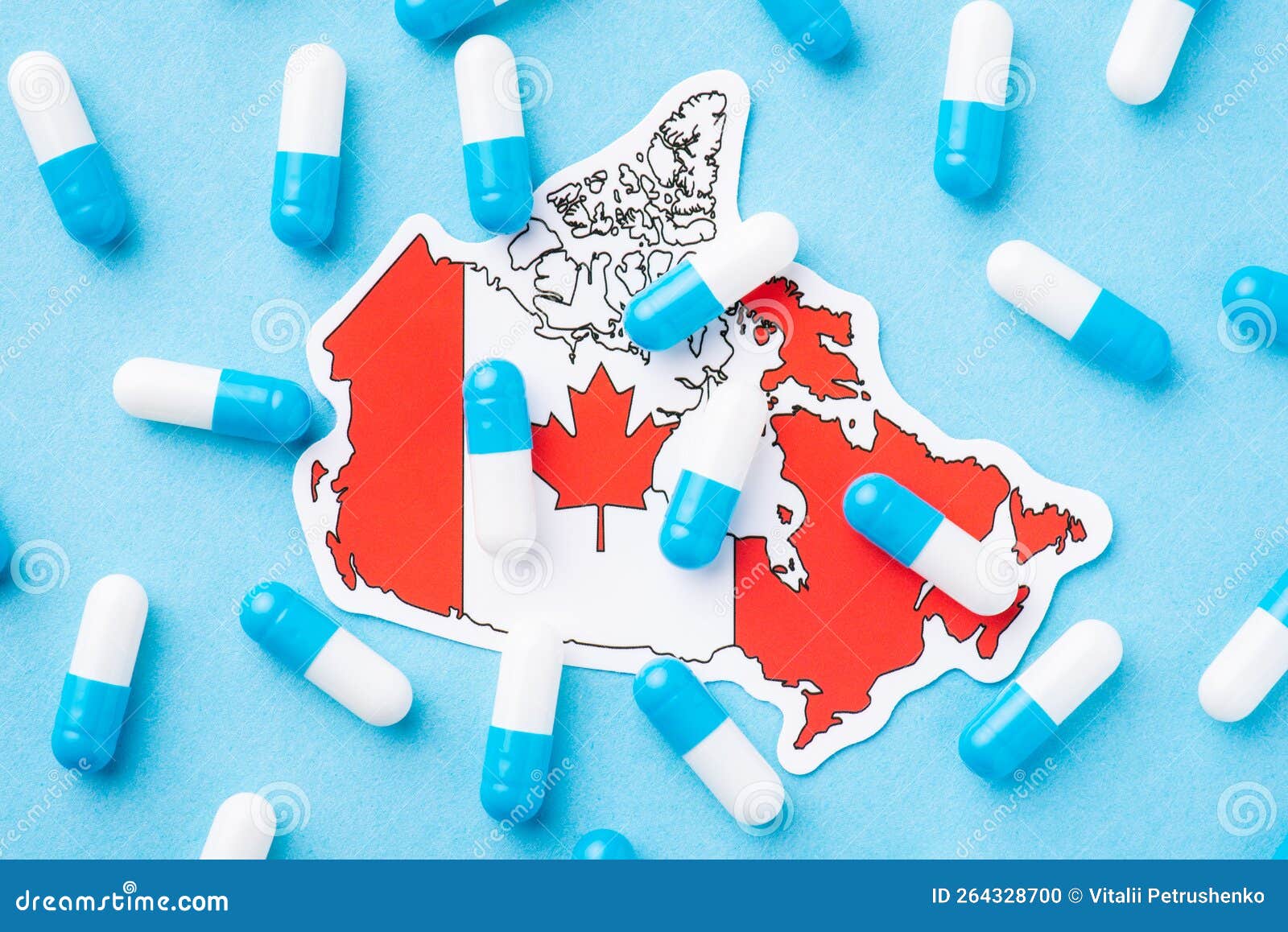 Medical system of Canada stock photo. Image of system - 264328700