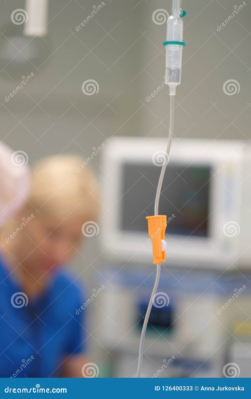 A Medical System for Infusion Stock Image - Image of treatment ...