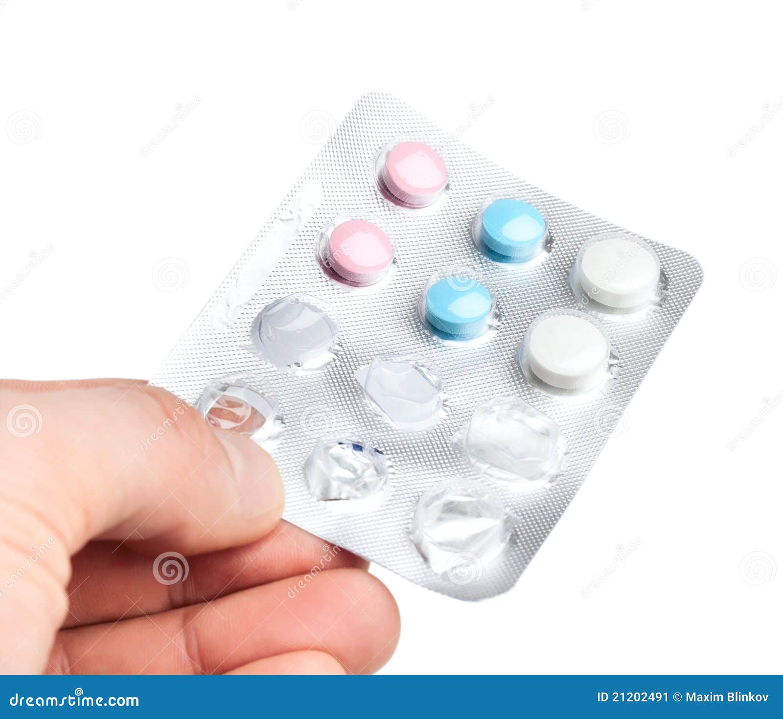 Medical tablets in hand stock image. Image of bunch, macro - 21202491