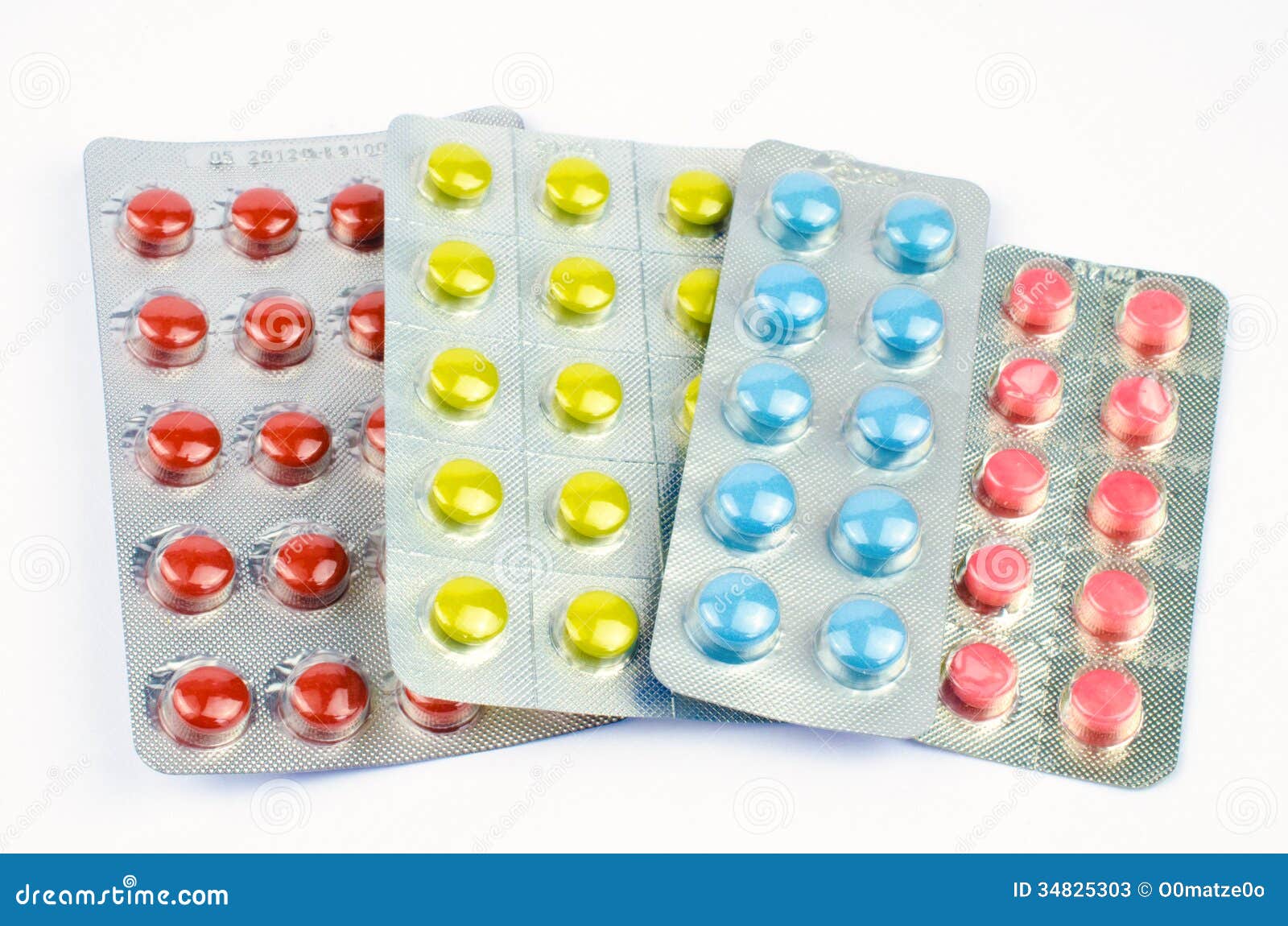 Medical Tablets in Vacuum Plastic Stock Image - Image of tablets ...