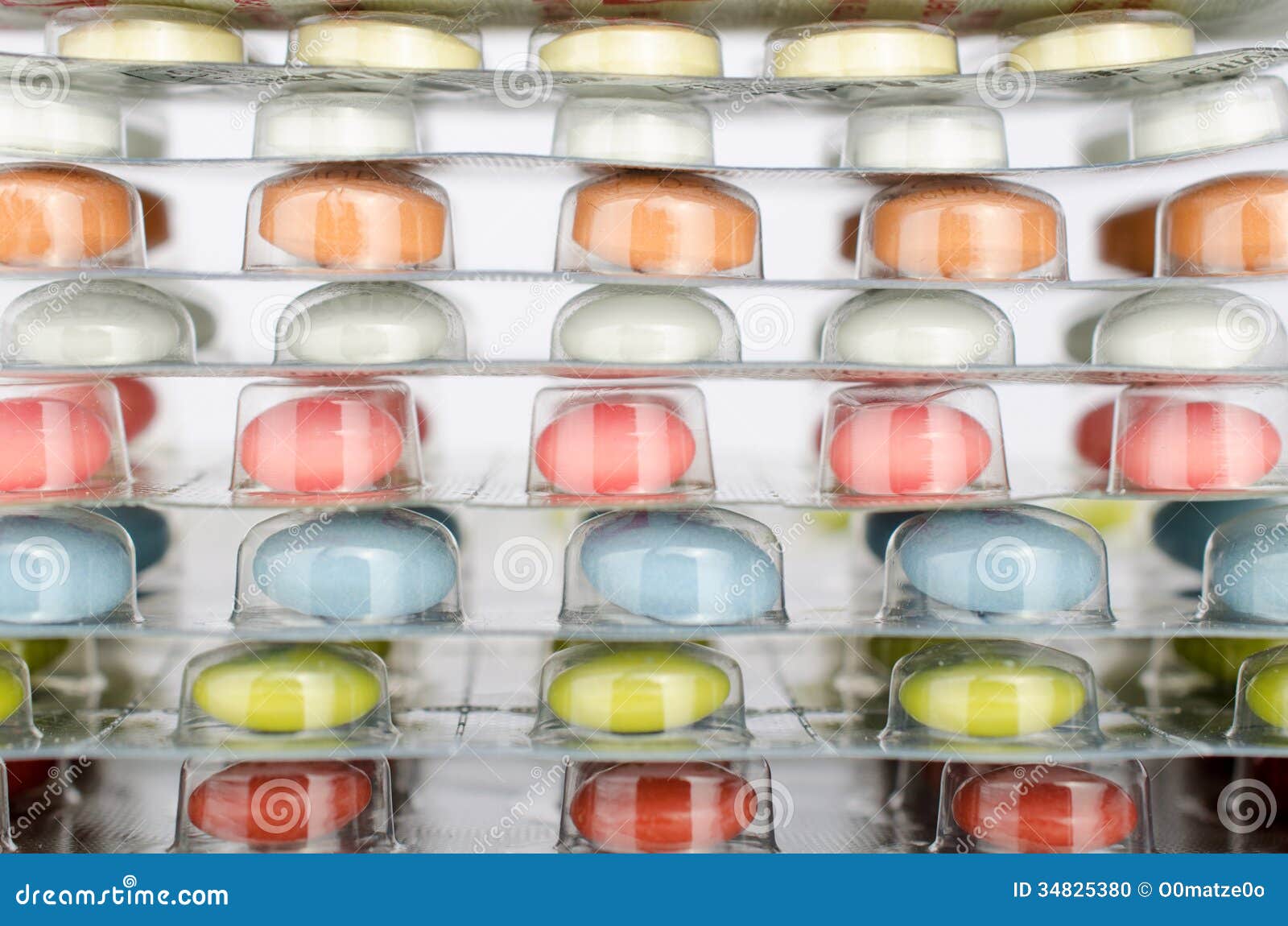 Medical Tablets in Vacuum Plastic Stock Photo - Image of packing ...