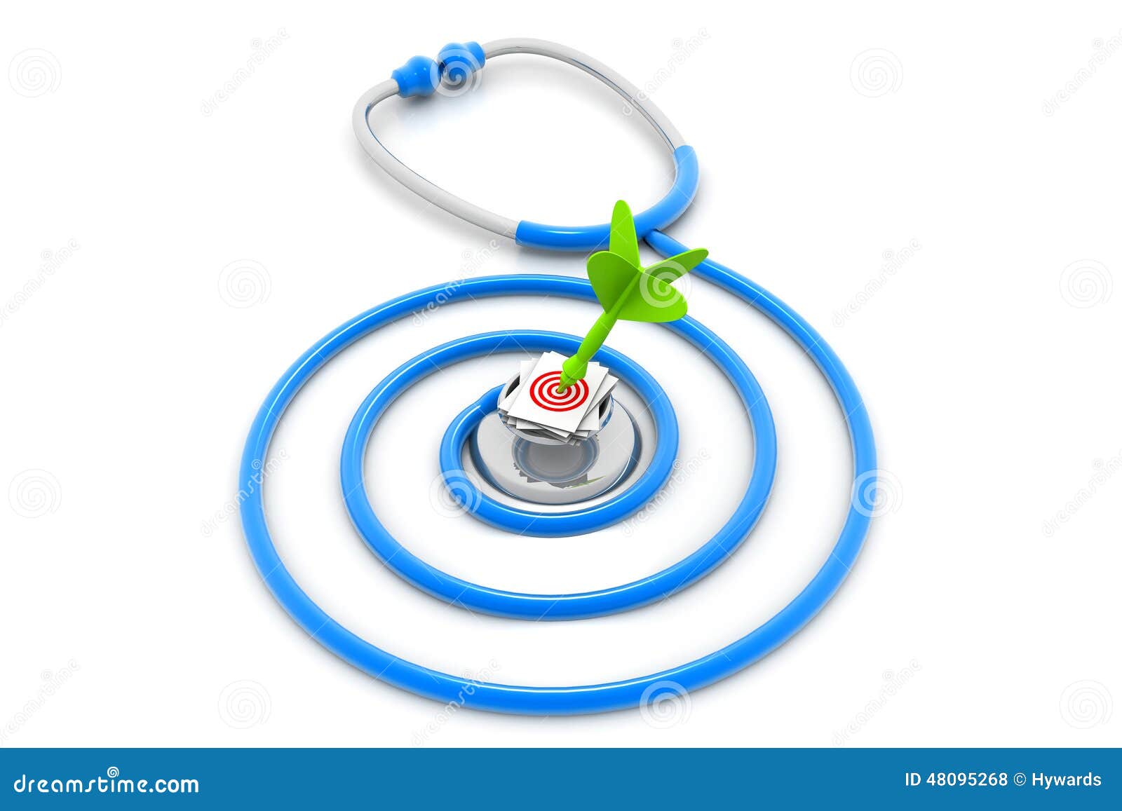 Medical target stock illustration. Illustration of solution - 48095268