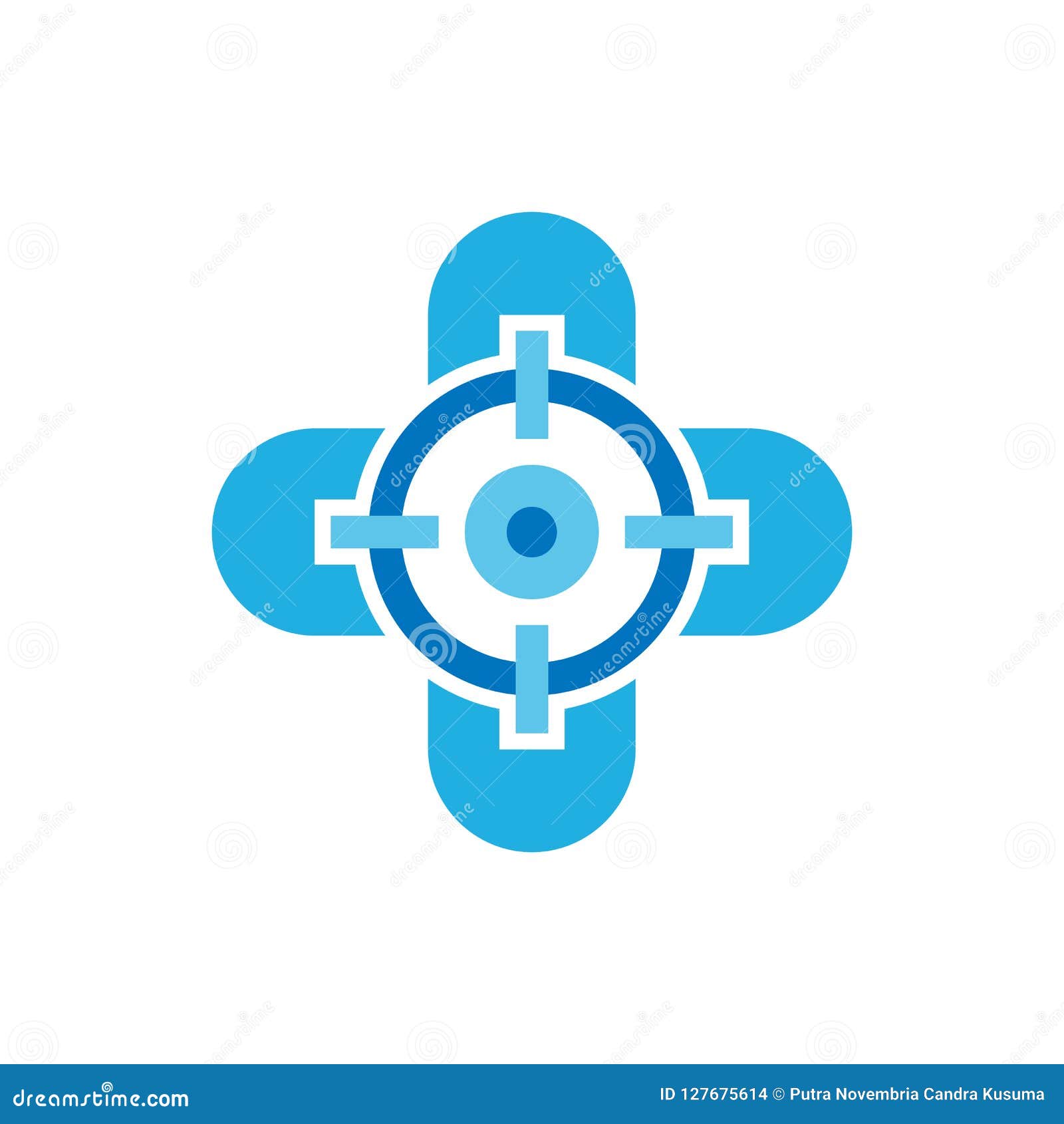 Medical Target Logo Icon Design Stock Vector - Illustration of icon ...